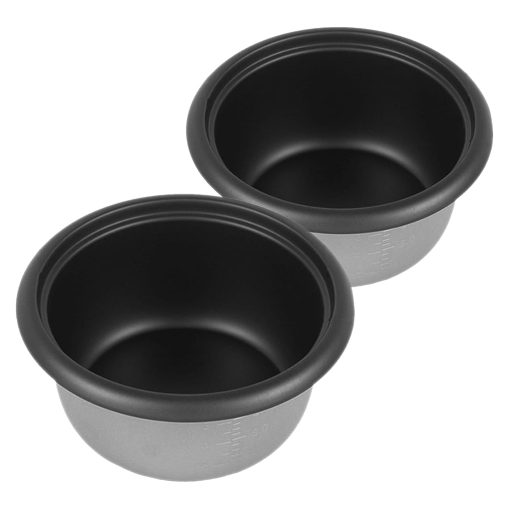 Phlegsive 2pcs Cooker Inner Pot Electric Rice Cooker Pot Inner Pot Rice ...