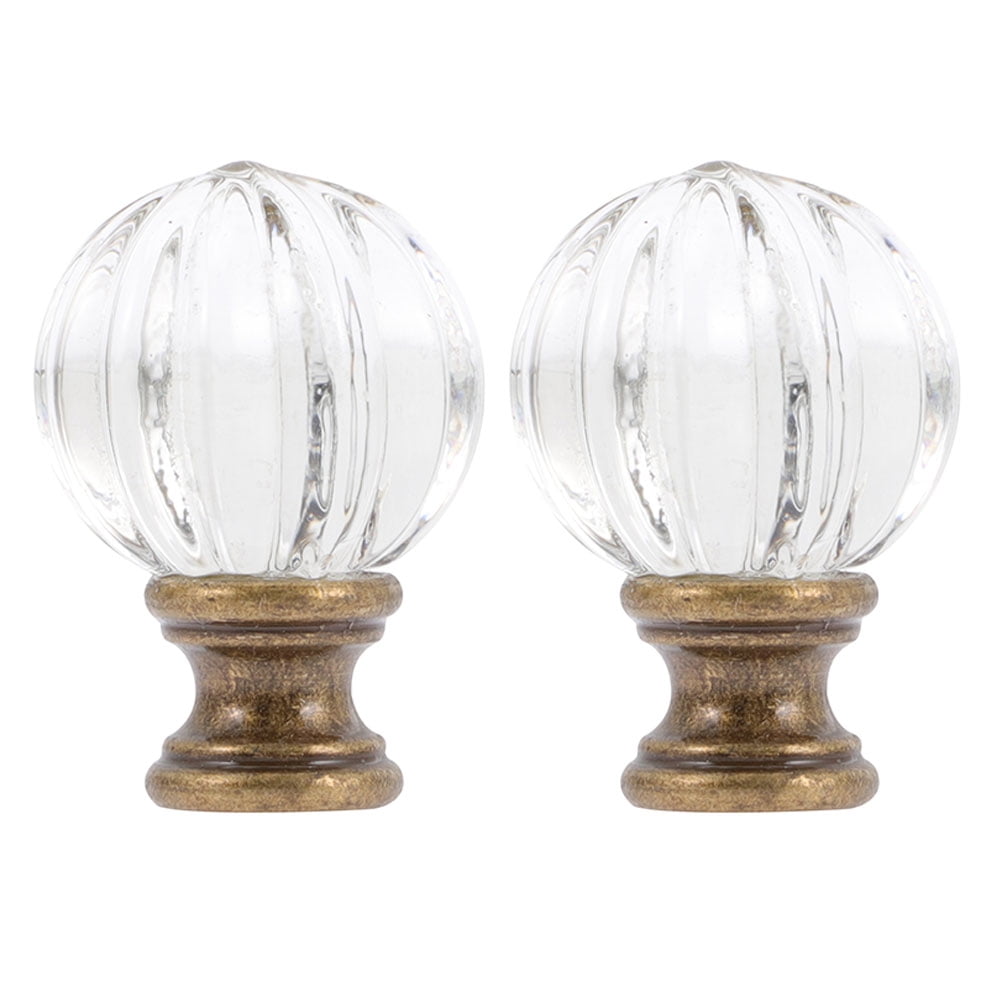 Phlegsive 2pcs Lamp Finial Ball Knob Lamp Shade Finial Lamp Shade Lamp ...