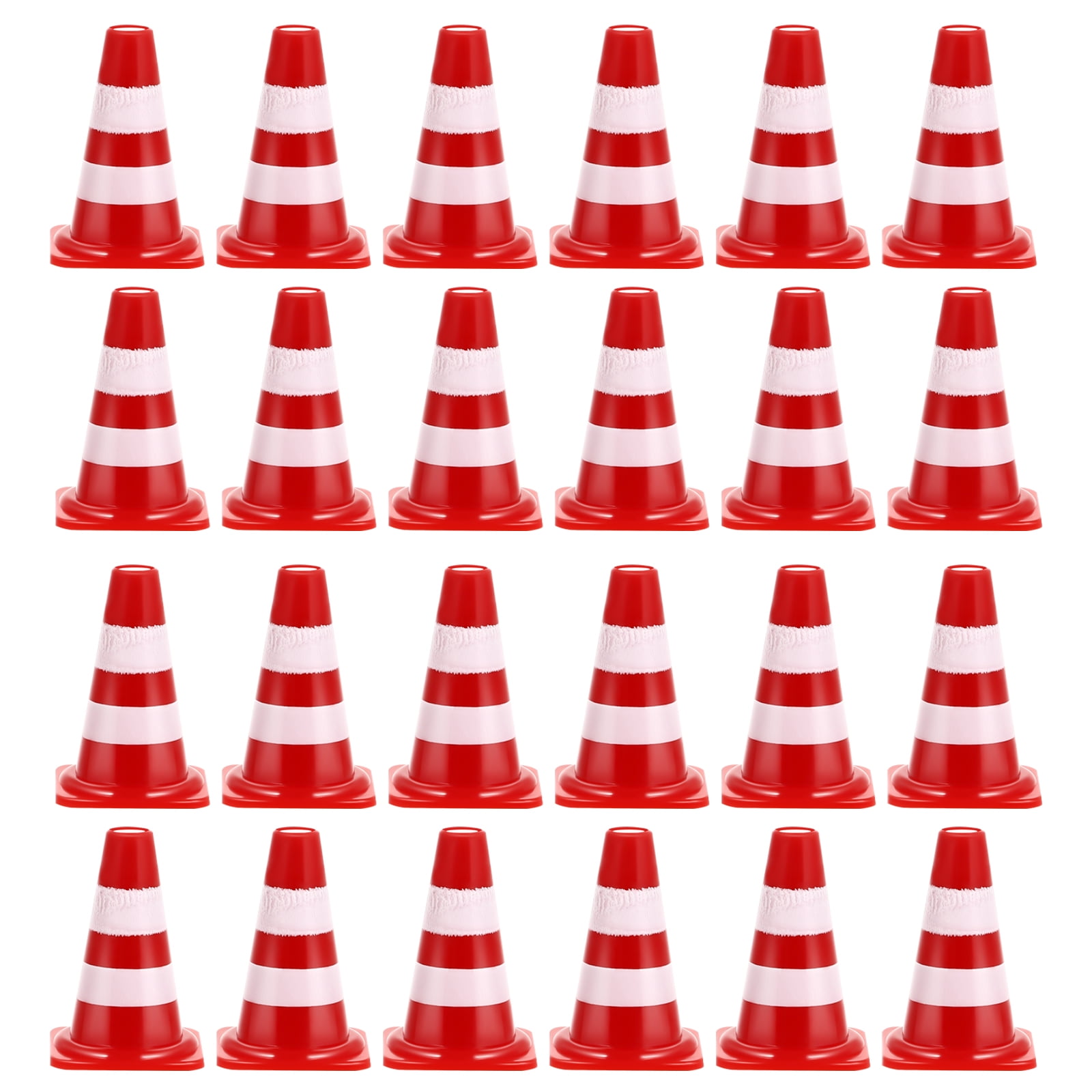 Phlegsive 60 Mini Plastic Traffic Cones for Kids' Car Party & Training ...