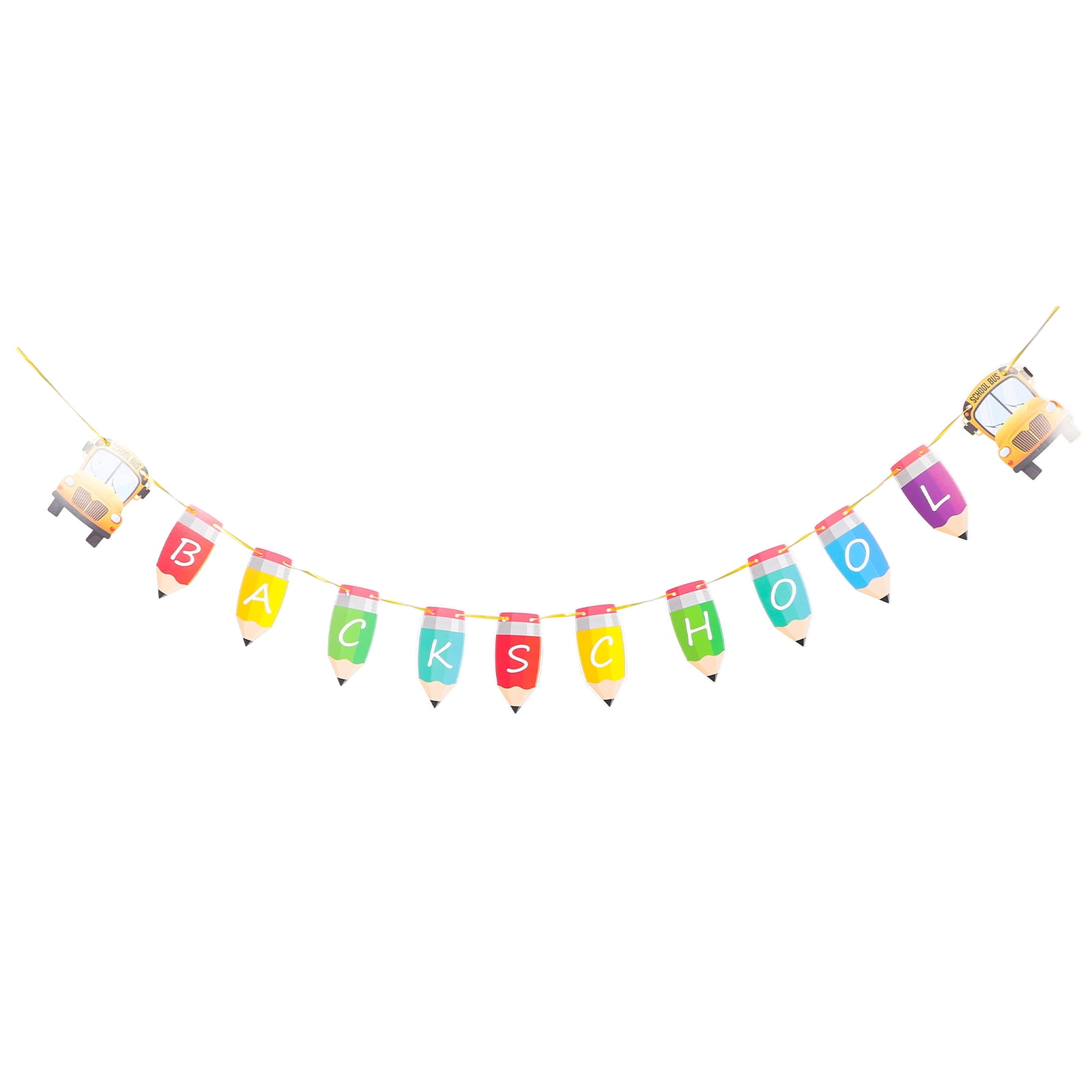 Phlegsive Back to School Bunting Banner for Classroom Party Props ...