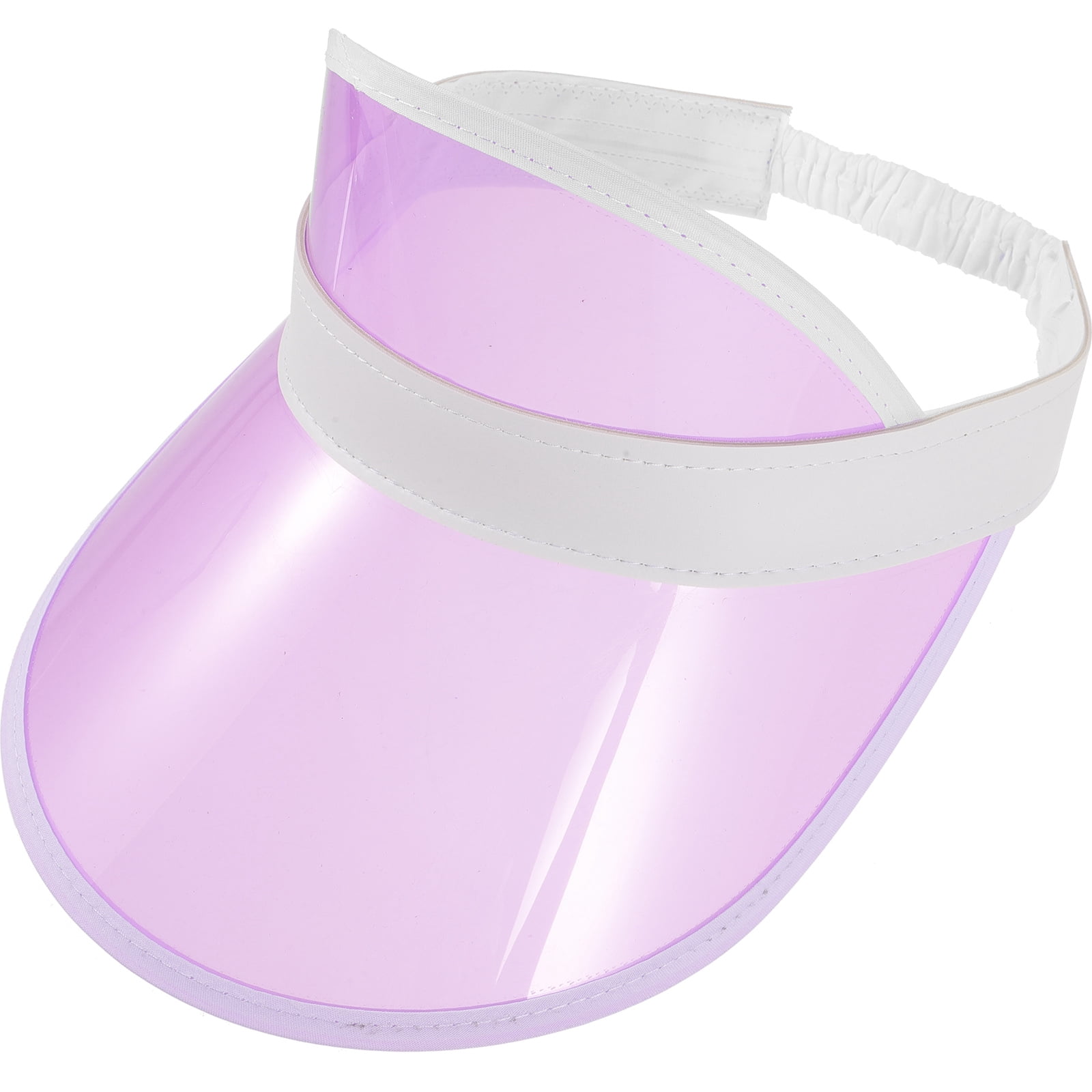 Phlegsive Clear Visor Sun Hat UV Cap Wide Brim Sportswear (Purple ...
