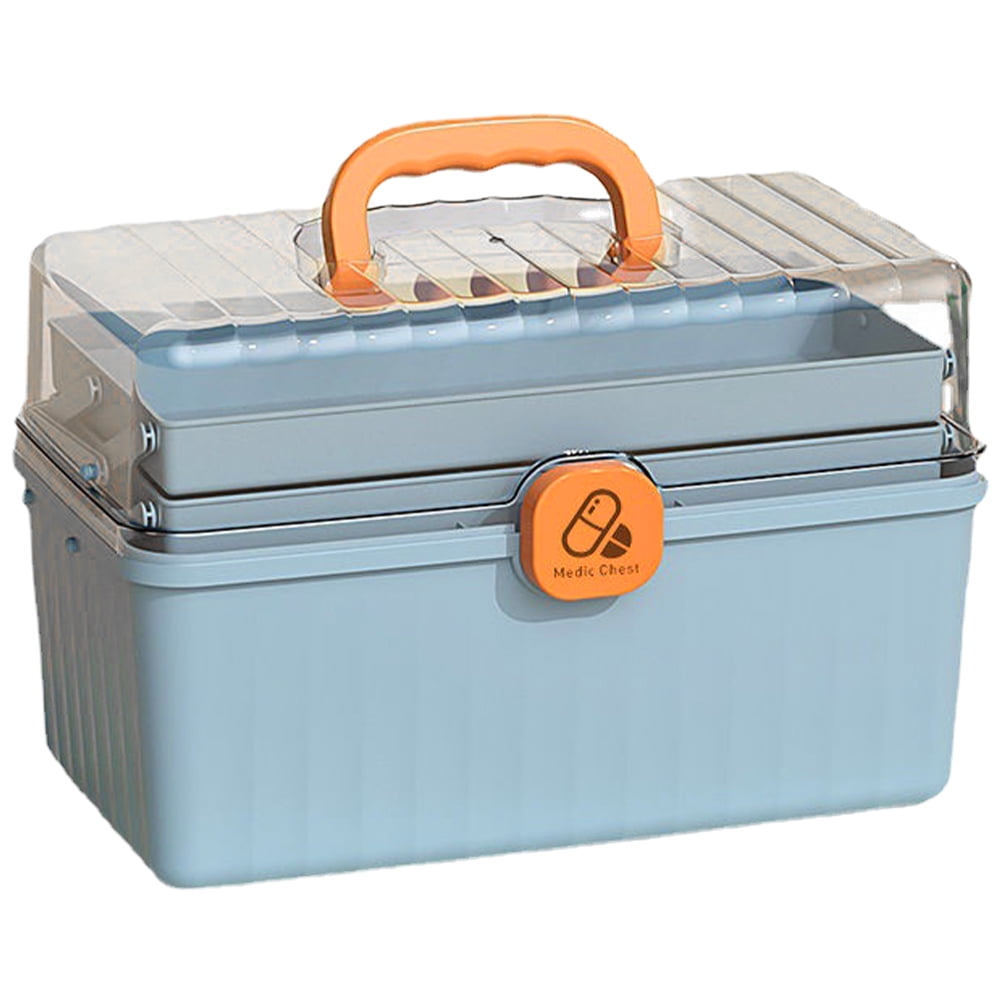 Phlegsive Emergency Medicine Case Portable First Aid Box with Handle ...