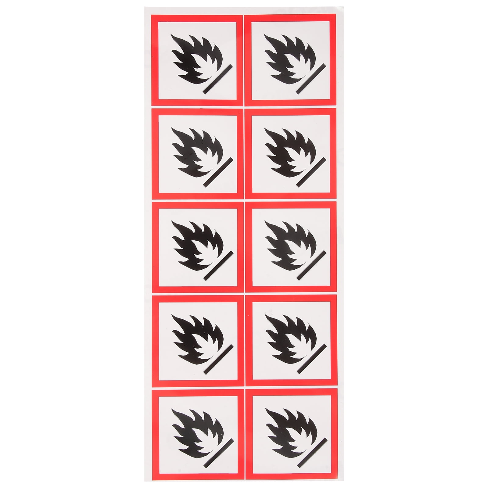 Phlegsive Flammable Liquid Sticker Hazard Sign Decal - Walmart.com