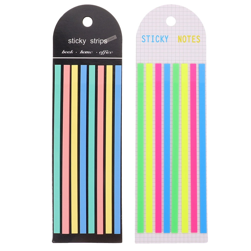 Phlegsive Highlighter Tape 2 Books Sticky Page Markers Tabs Flags ...