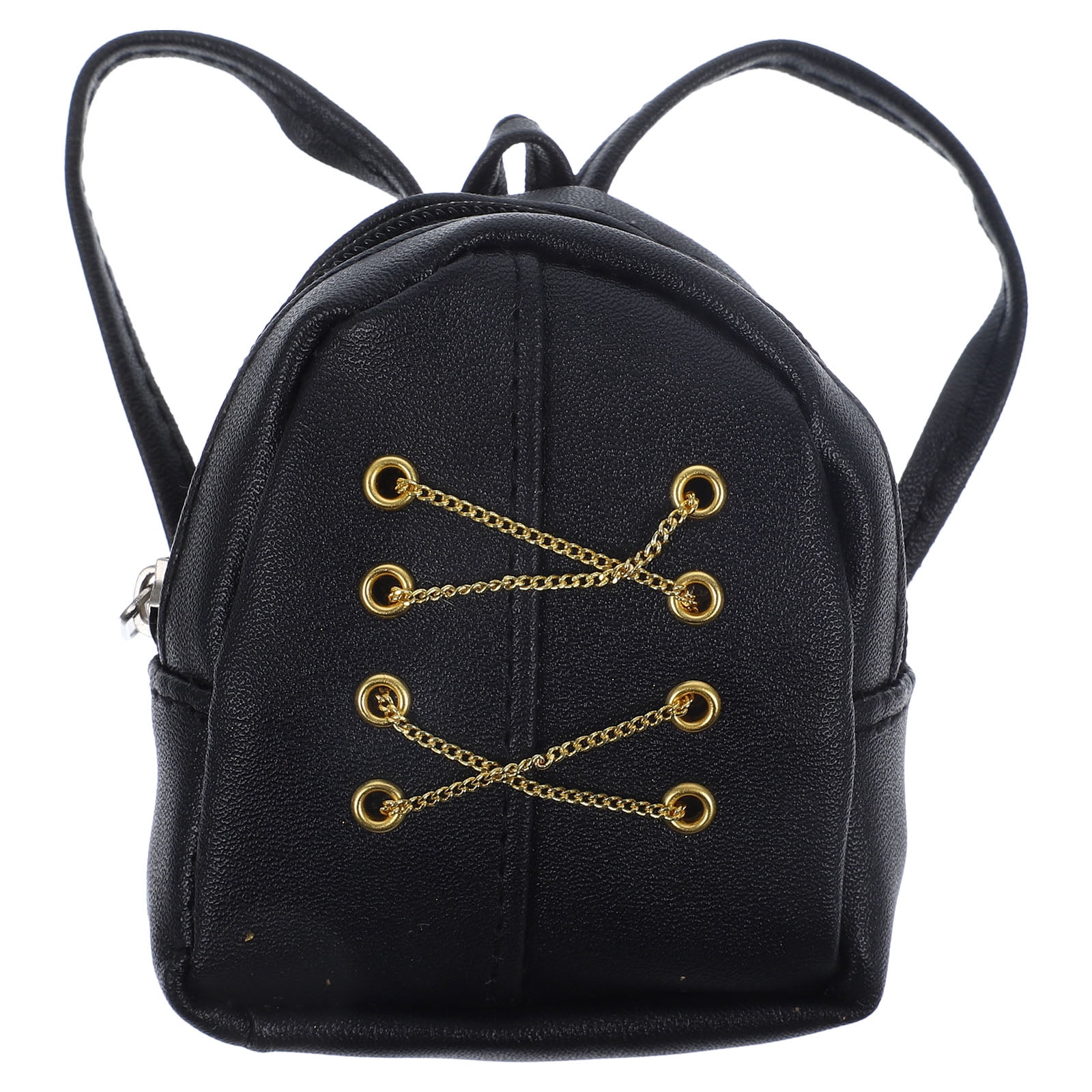 Phlegsive Mini Doll Backpack Dollhouse School Bags Miniature Zipper Bag ...