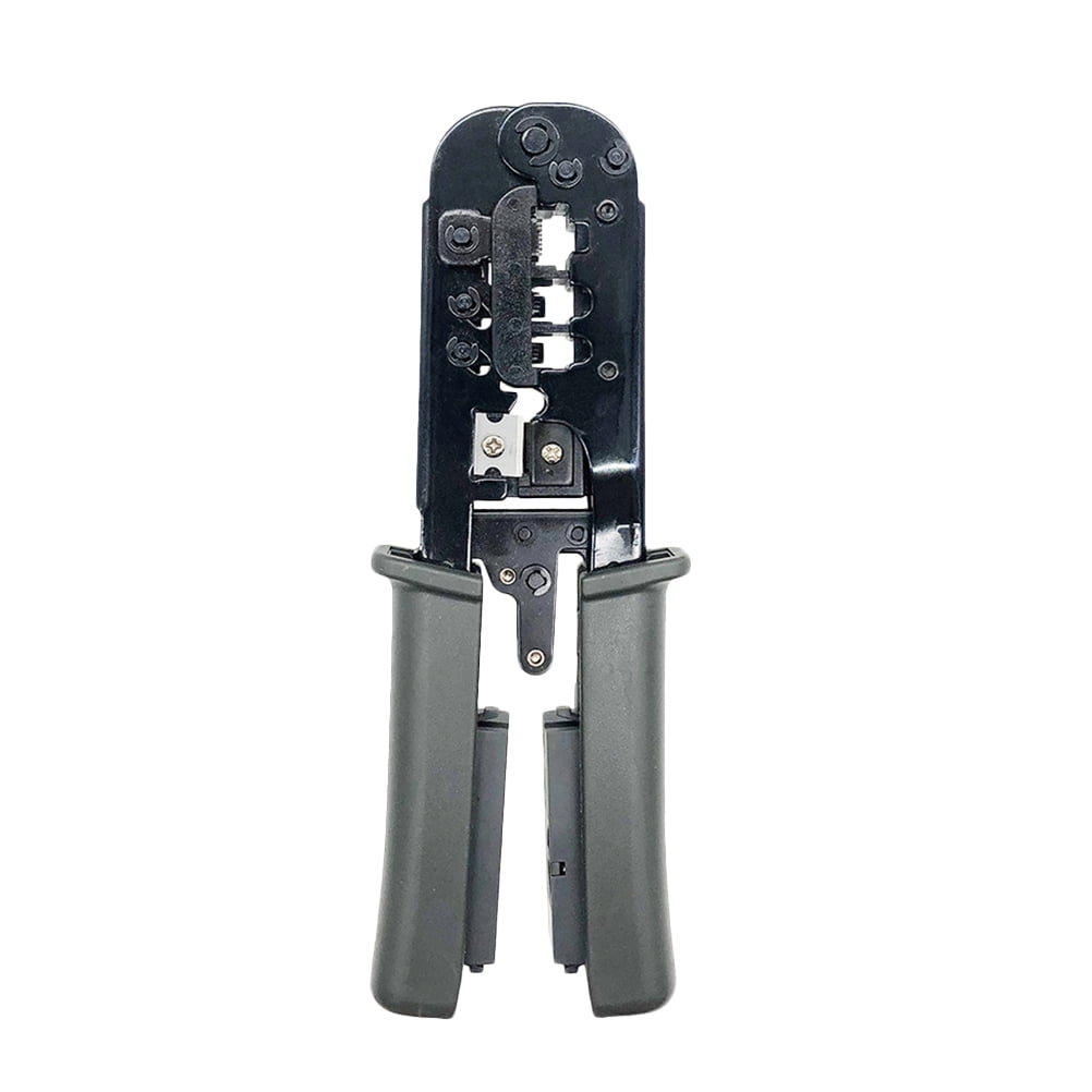 Phlegsive Network Cable Tester & Crimper Tool with RJ45/RJ12/RJ11 Plugs ...