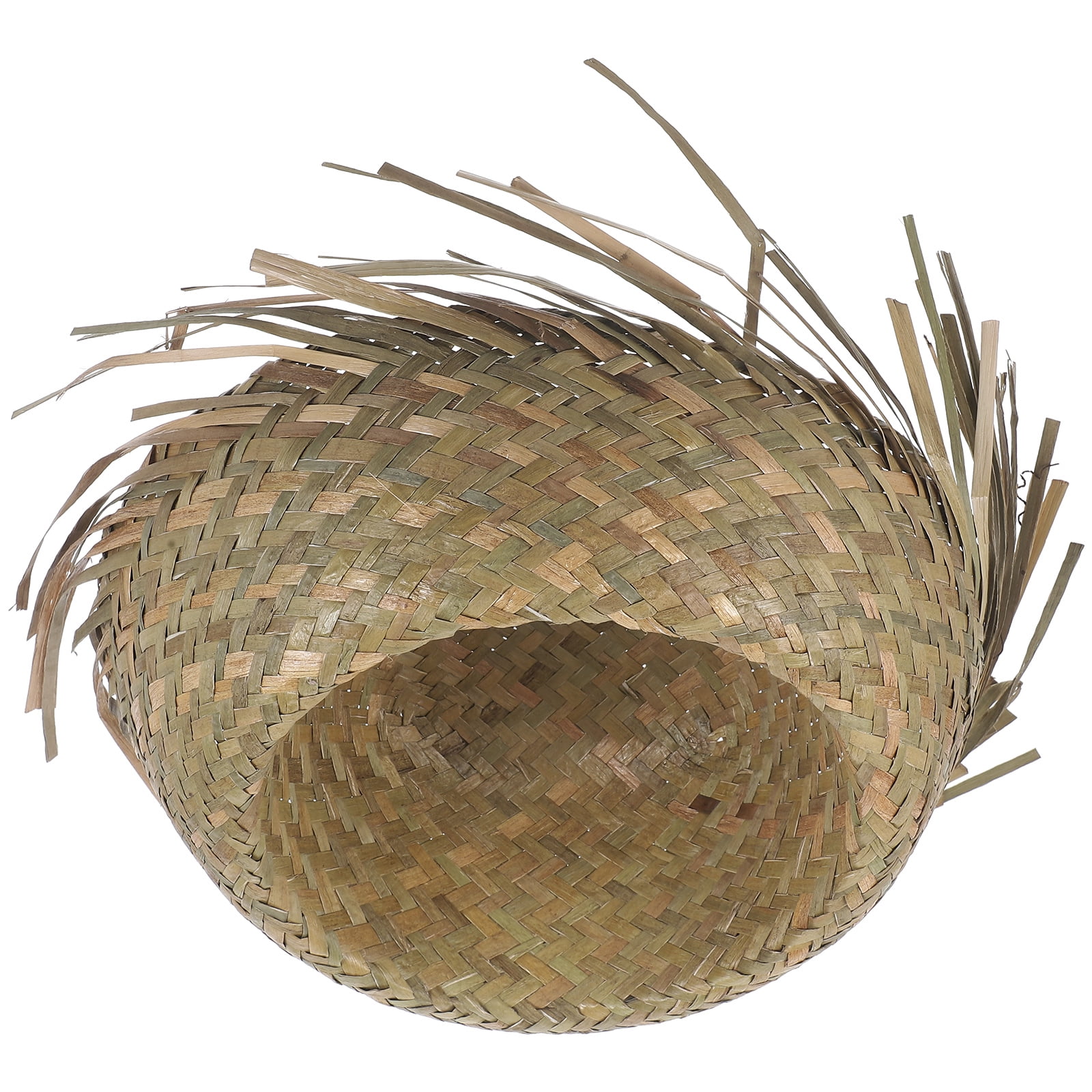 Phlegsive Straw Woven Hat Beach Sun Hat Hand Woven Hat Decorative Sun ...
