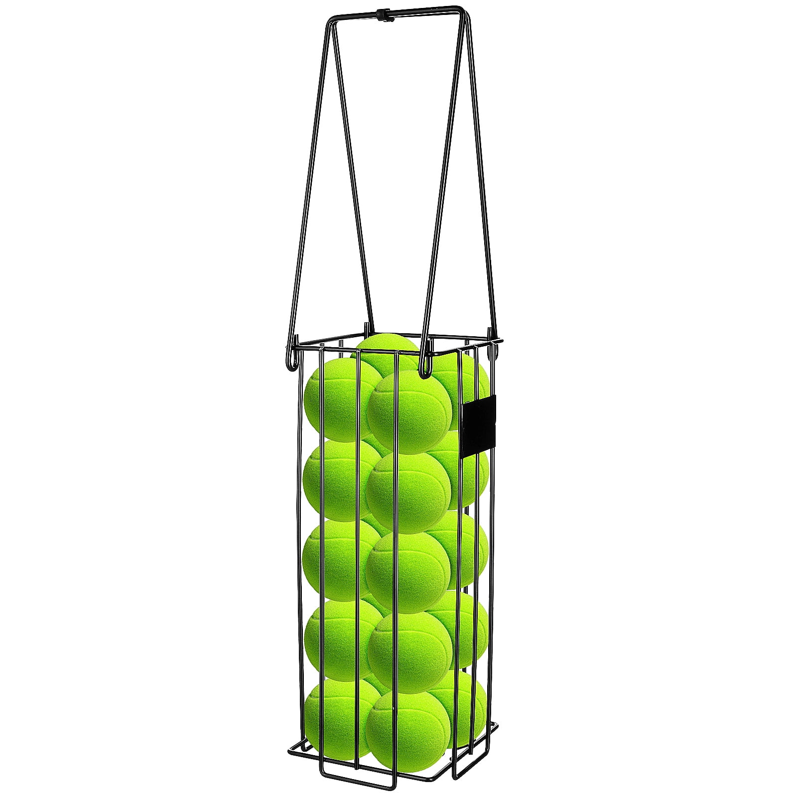 Phlegsive Tennis Ball Basket Press Down Tennis Ball Collector ...