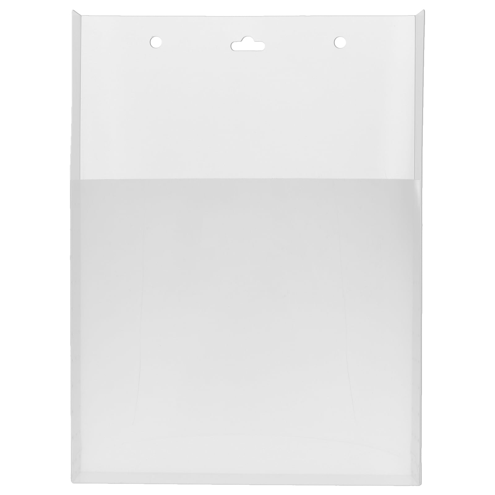 Phlegsive Wall File Holder 2Pcs Clear Plastic Hanging Organizer for ...