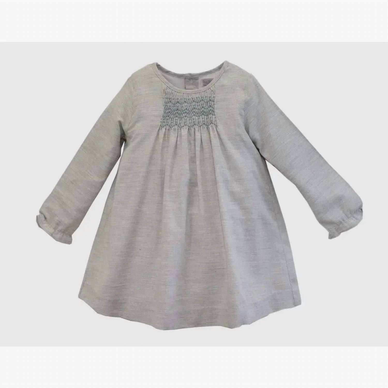 Phlona Girl's Smocked Long-Sleeve Dress - Walmart.com
