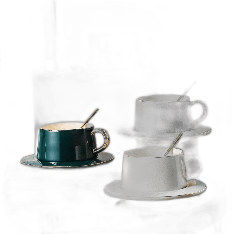 Phnom Penh Hanging Ear Ceramic Coffee Cup Korean Afternoon Tea Flower ...