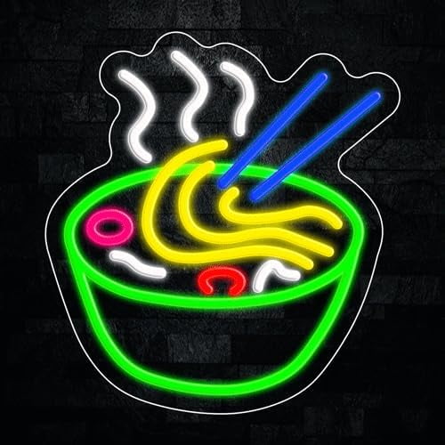 Pho Noodles Ramen Neon LED Sign 13"L x 14"H #32601 - Walmart.com