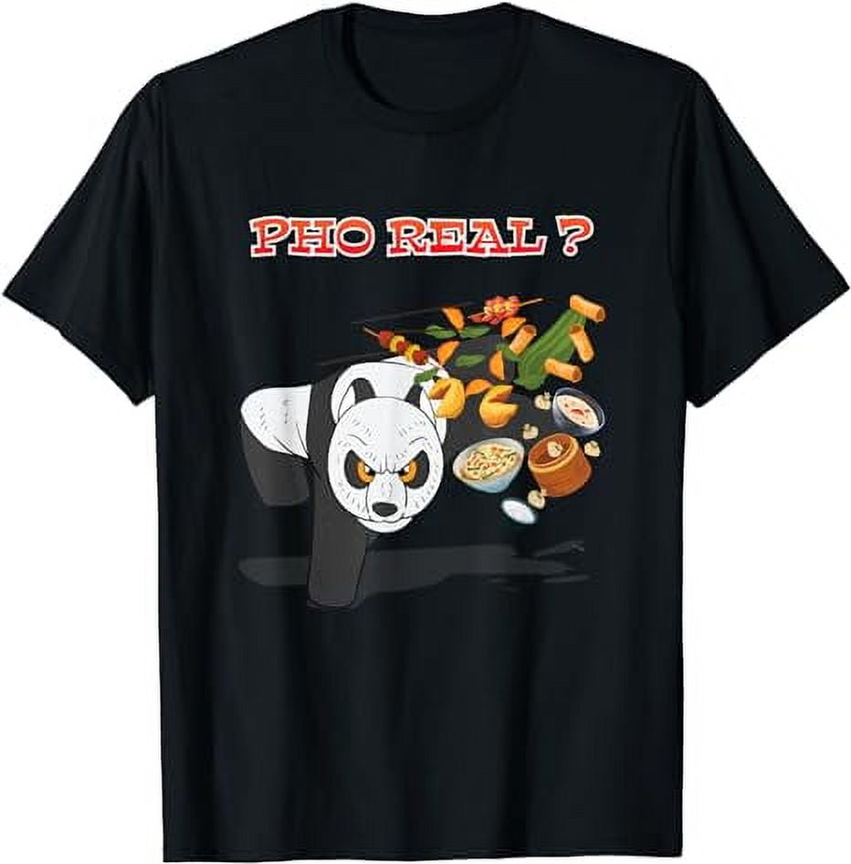Pho Real Panda T-Shirt Funny Panda Shirt Sushi Lover Gift - Walmart.com