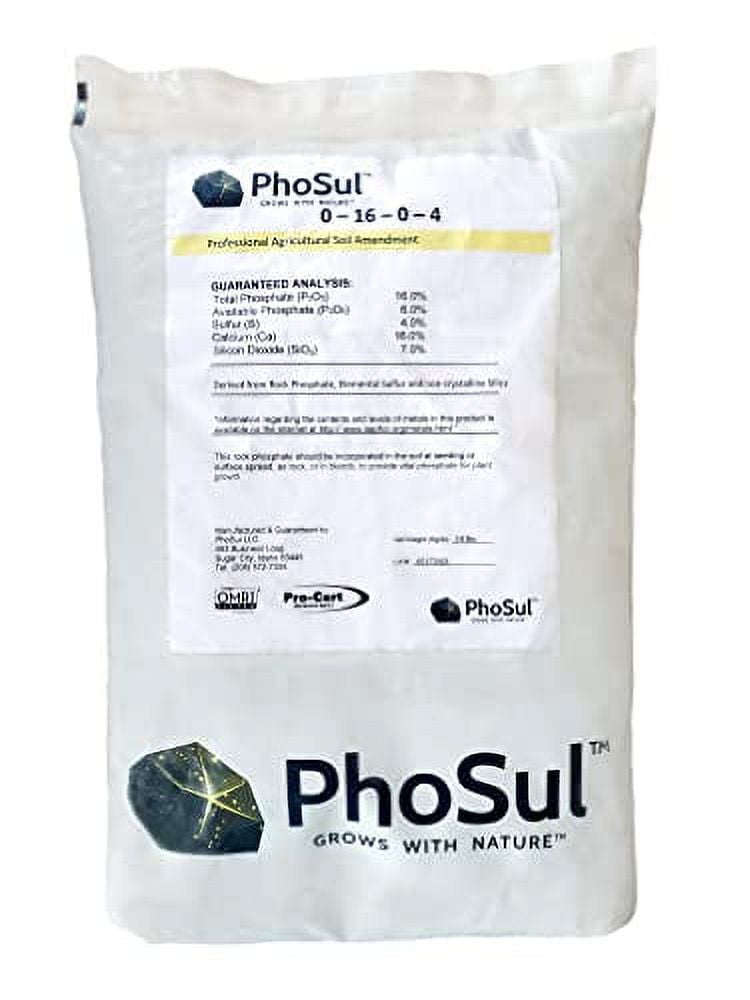 PhoSul Granular Rock Phosphate with Added Sulphur -8-, 50lb Bag ...