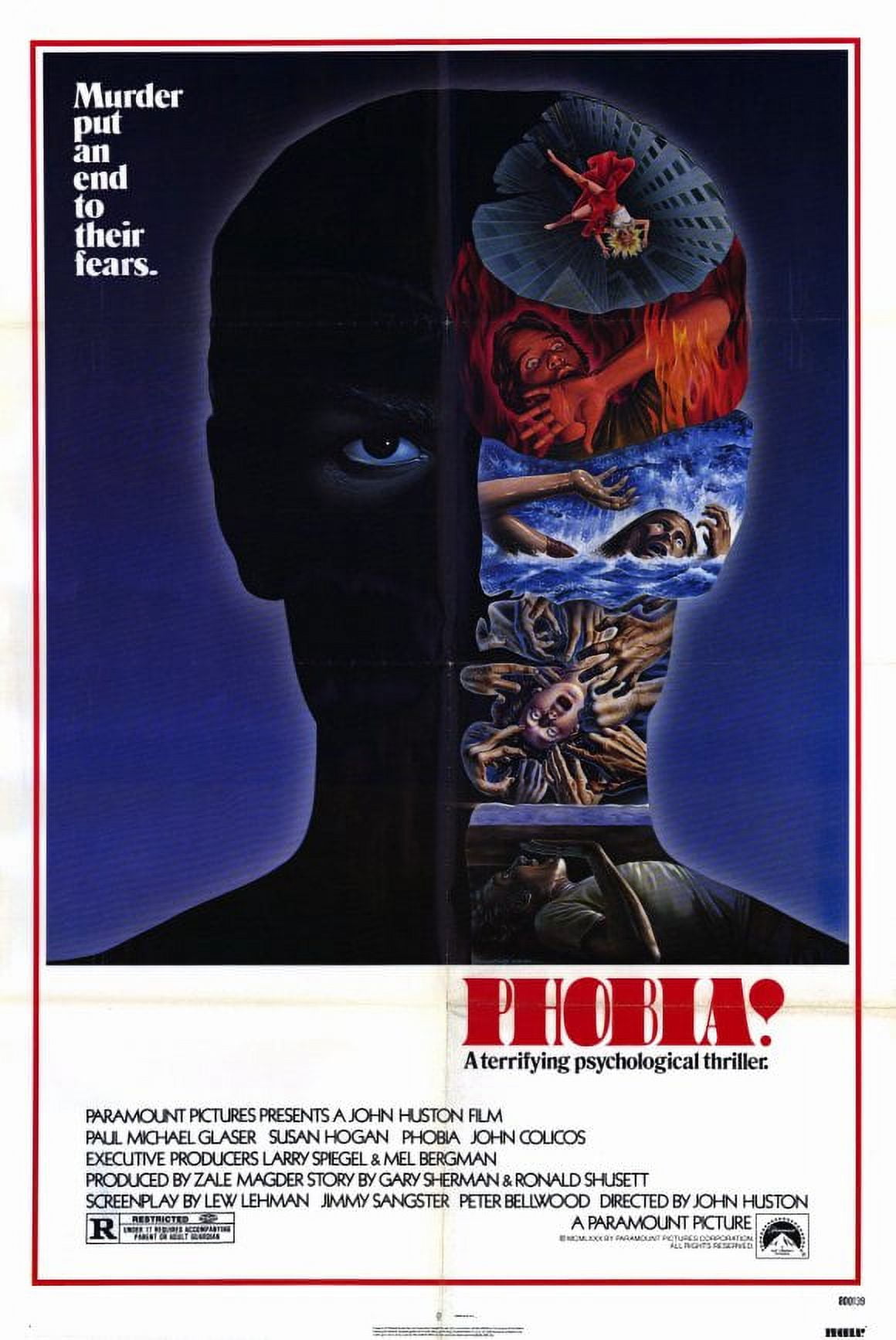 Phobia - movie POSTER (Style A) (11" x 17") (1980) - Walmart.com