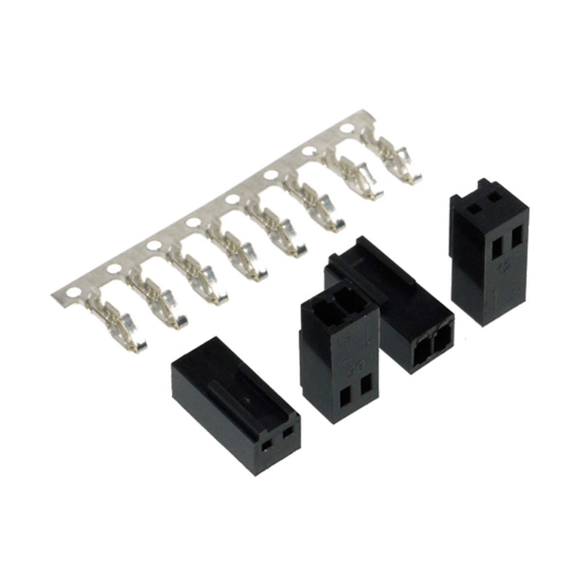Phobya Fan Power Connector 2 Pin, Female, 4 pcs - Walmart.com