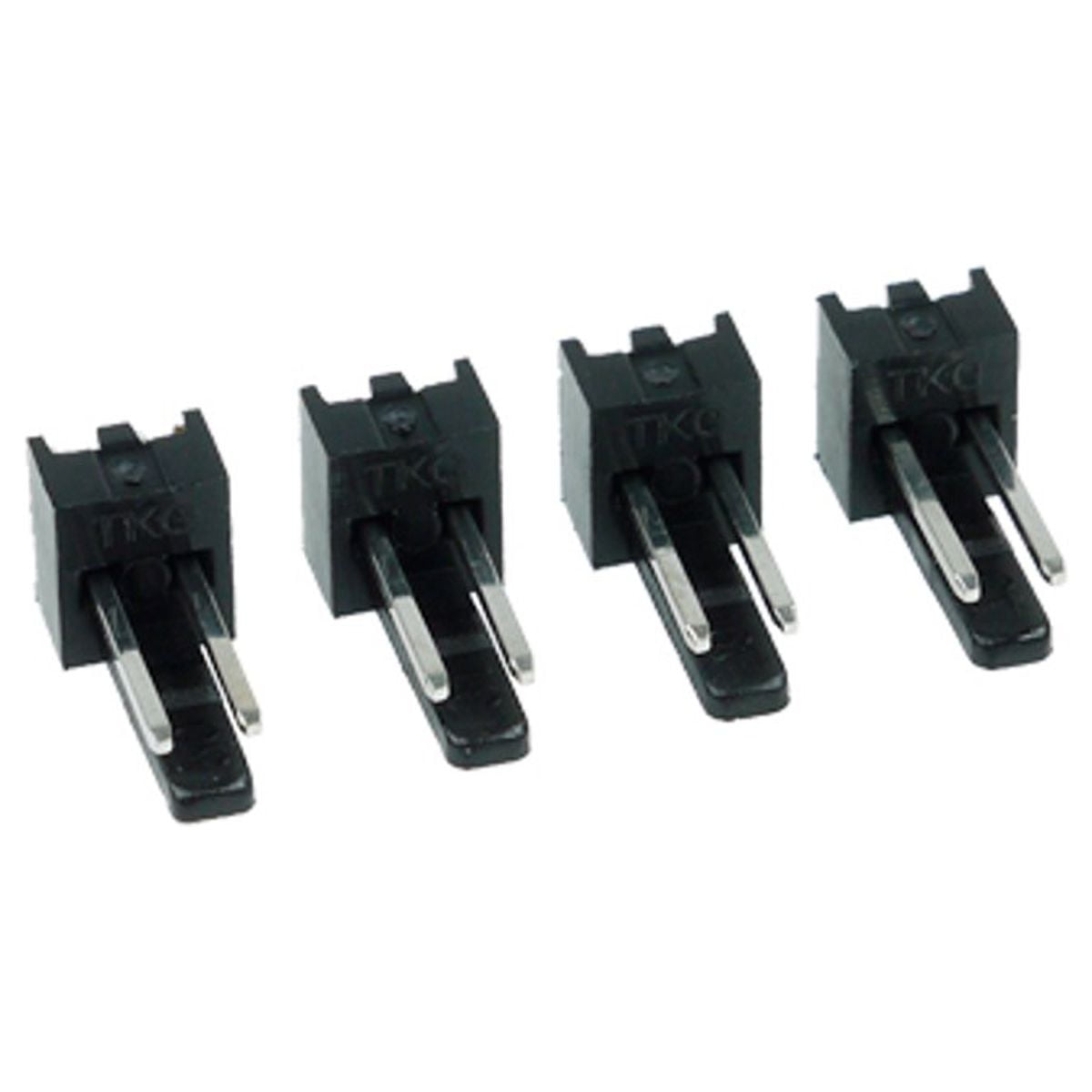 Phobya Fan Power Connector 2 Pin, Male, 4 pcs - Walmart.com