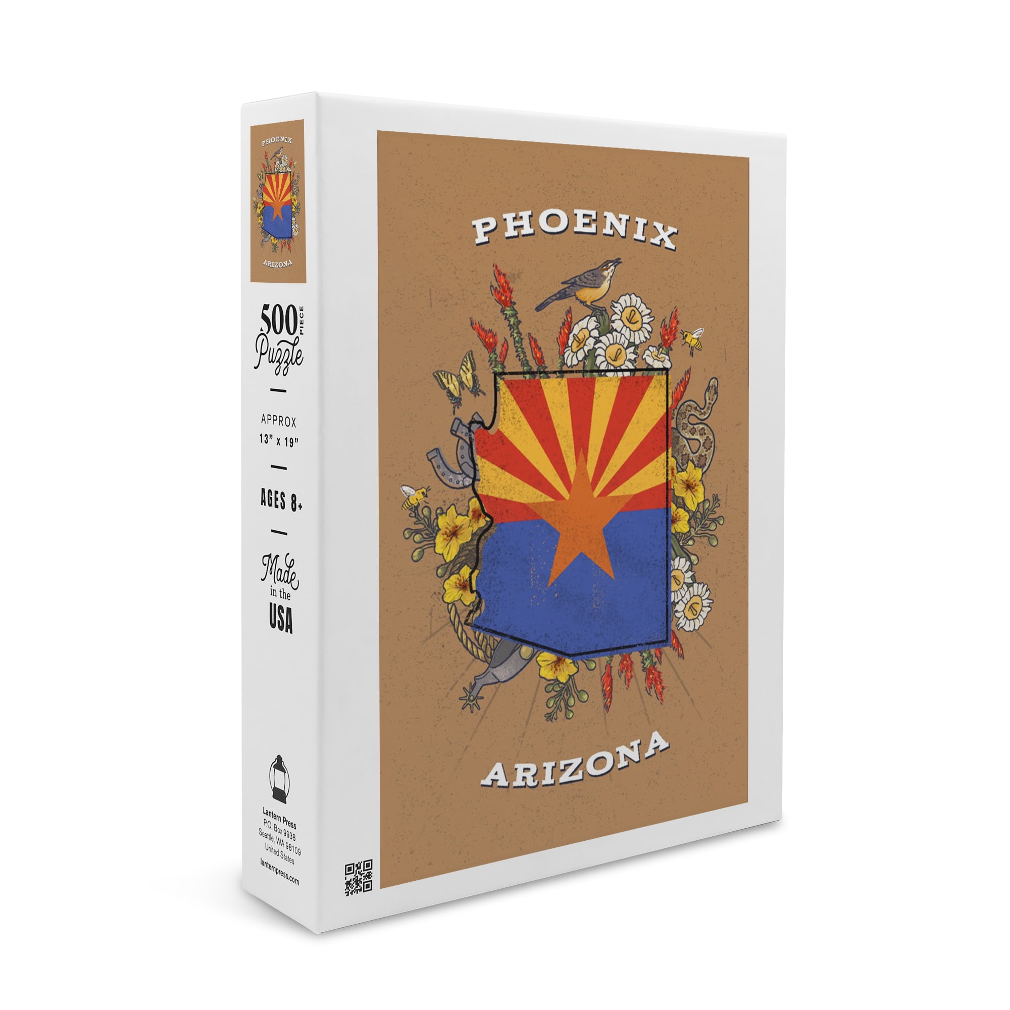Phoenix, Arizona, Treasure Trove, State Series (19x27 inches, Premium ...