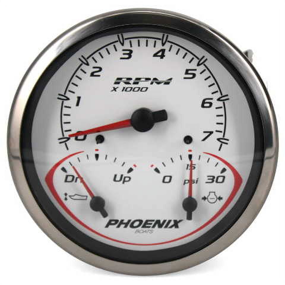 Phoenix Boat Multi-Function Gauge 50299 | Beede 4 1/2 Inch 947834 ...