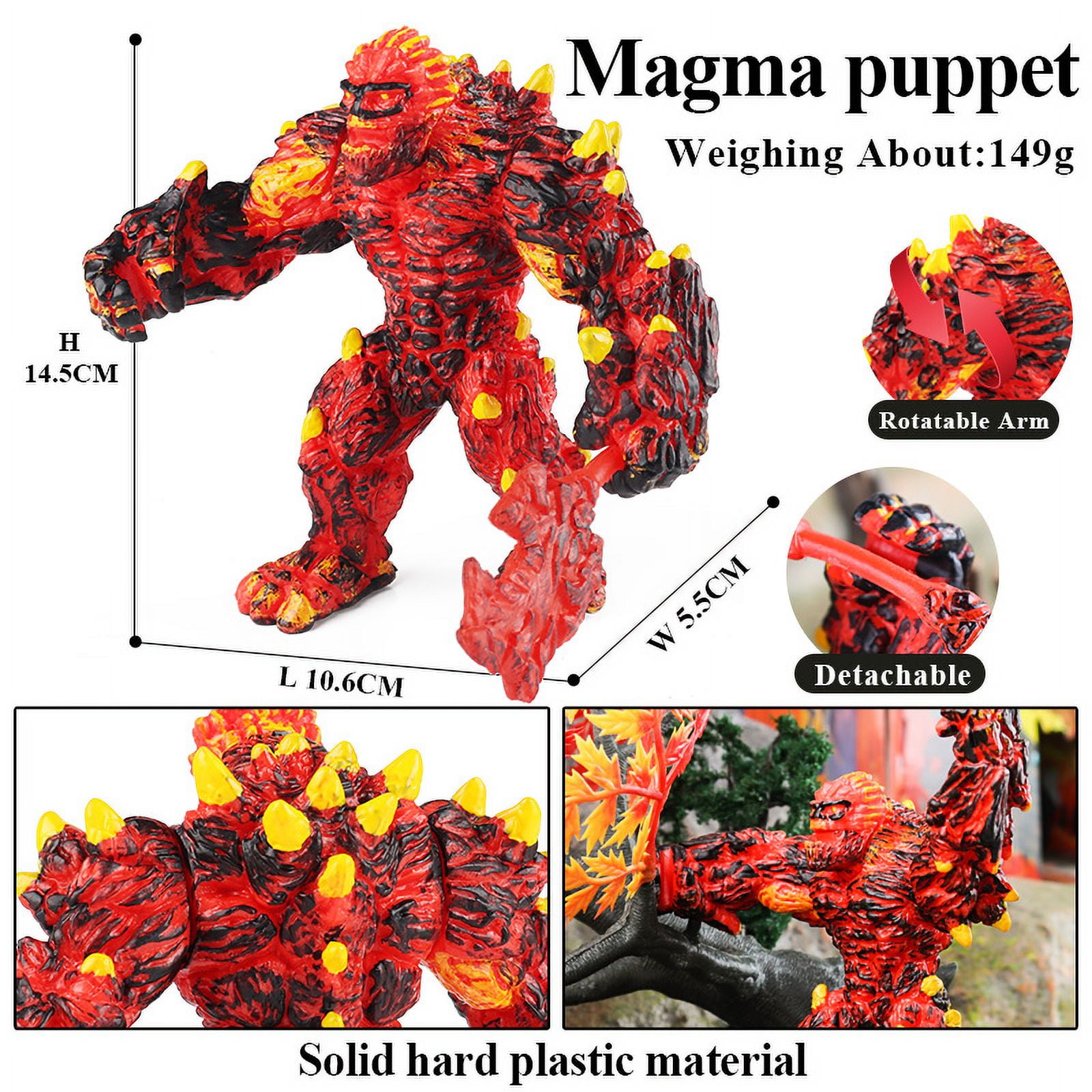 Phoenix Cerberus Ice Monster Model Cerberus Griffin Dragon Dinosaurs ...