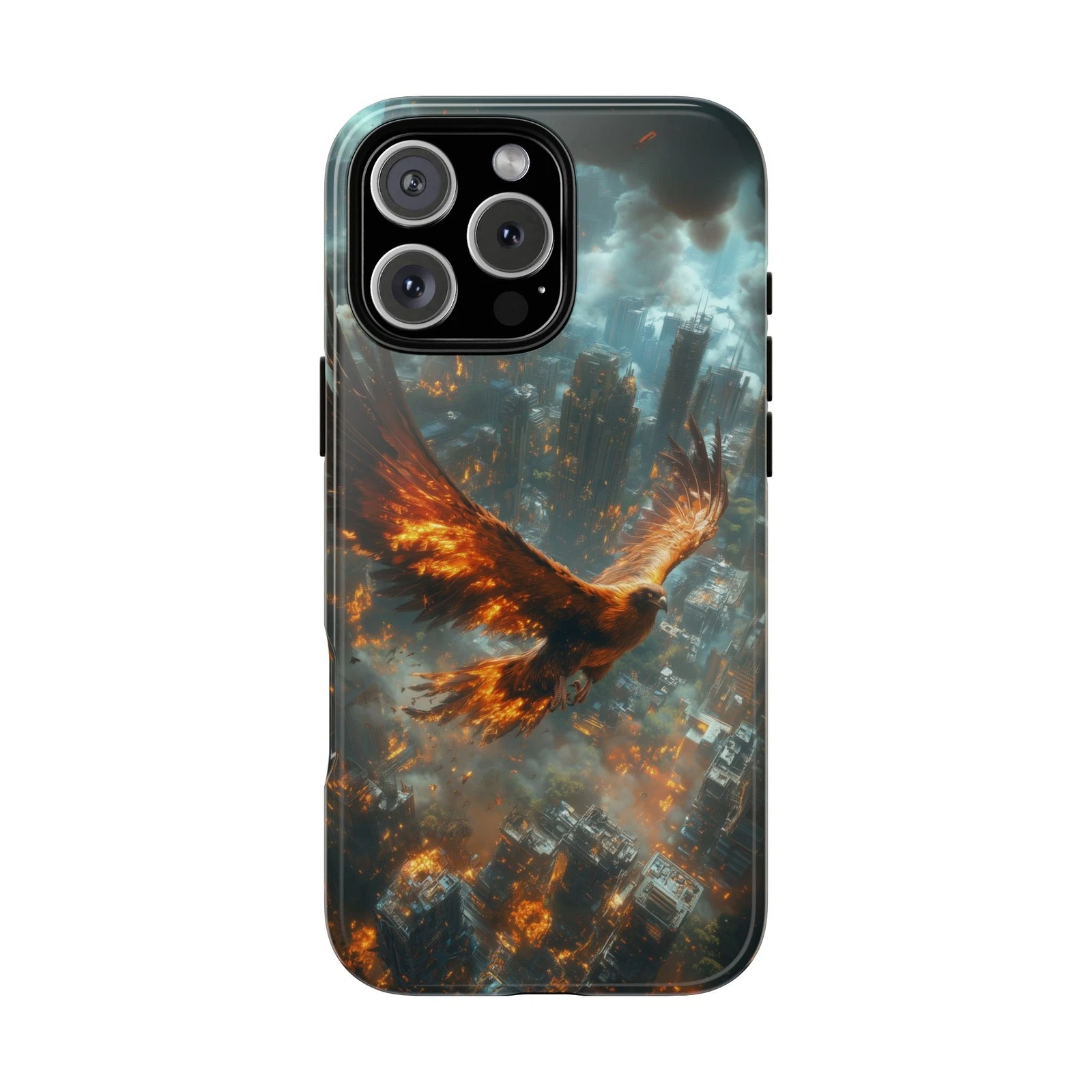 Phoenix Cityscape Night Skyline Art Case for iPhone 17 to 11 Pro Max ...