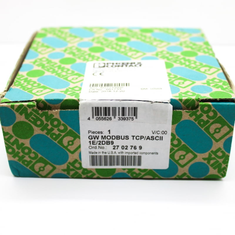 Phoenix Contact GW MODBUS TCP/ASCII 1E/2DB9 Interface Module 2702769 - Walmart.com