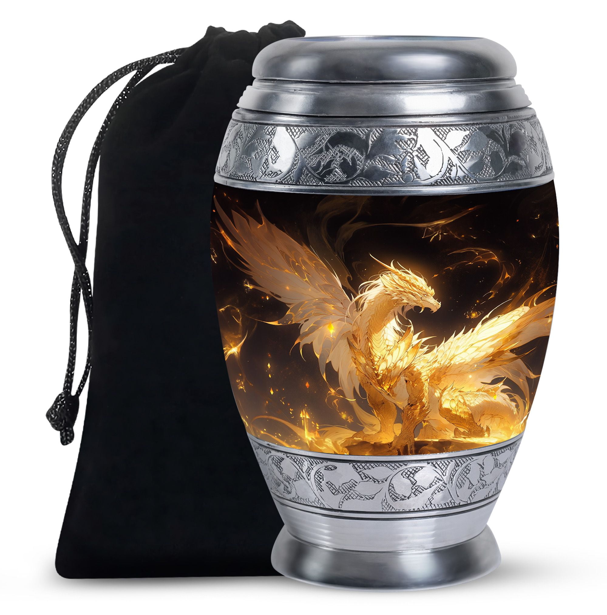 Phoenix Dragon's Funeral Urns For Adult Ashes Men - Urns For Human ...
