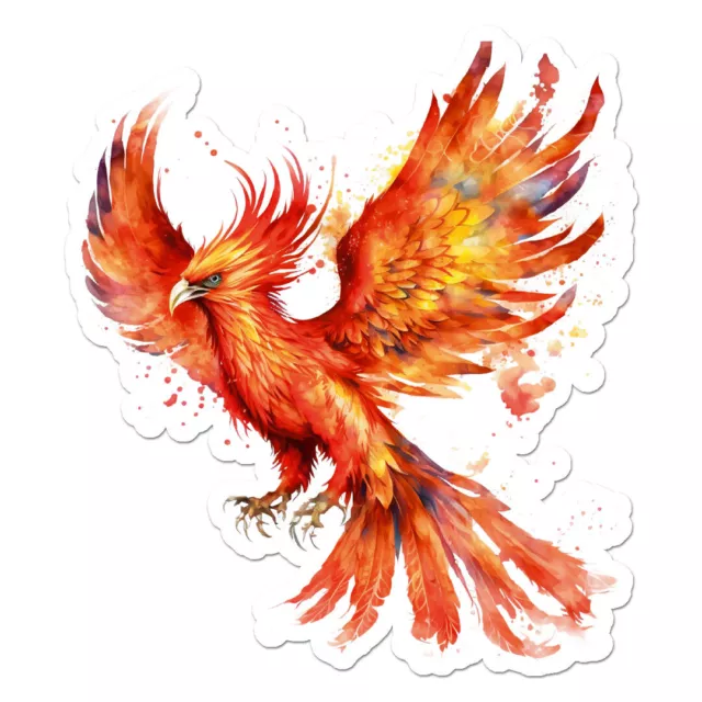 Phoenix Fire Ashes Sticker Phone Decal Water Bottle Stickers Car Decals ...