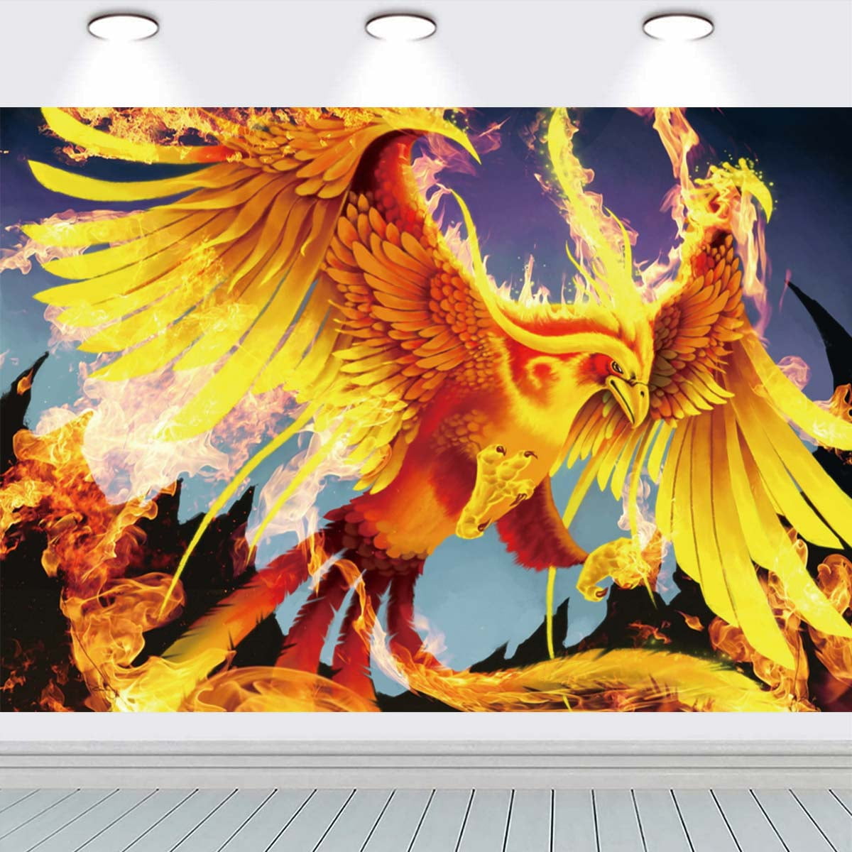 Phoenix Fire Bird school Taspestry Wall Decor Background Backdrop Party ...