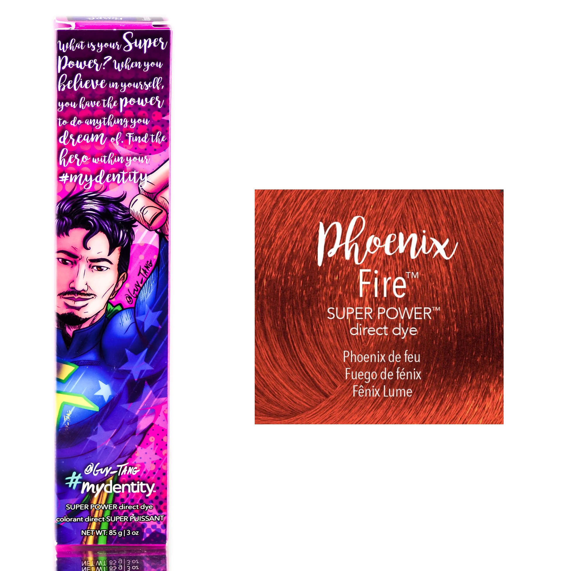 Phoenix Fire , Guy Tang #MyDentity Super Power Direct Dye Hair Color (3 ...