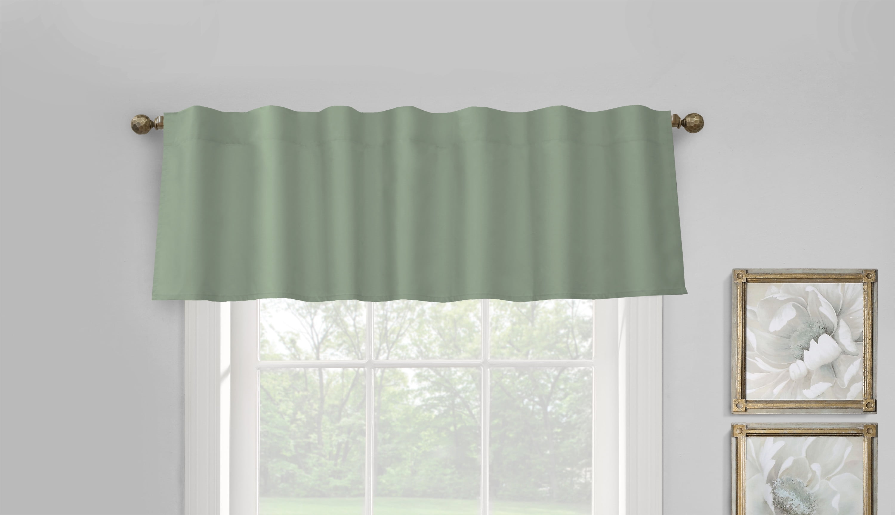 Loft Living Phoenix Insulated Room-Darkening Valance 60 x 16 Sage ...