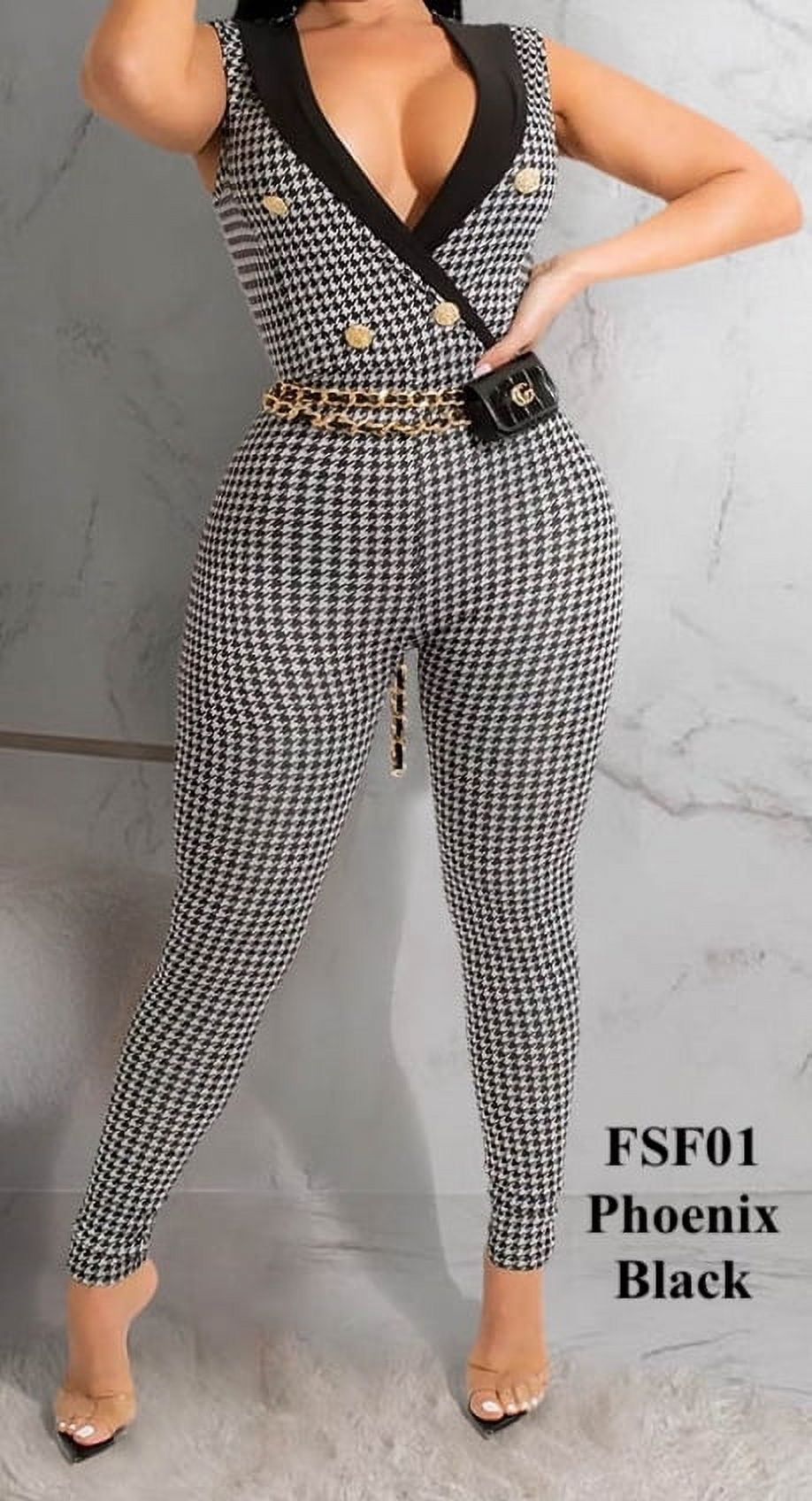 Phoenix Jumpsuit Black - Walmart.com