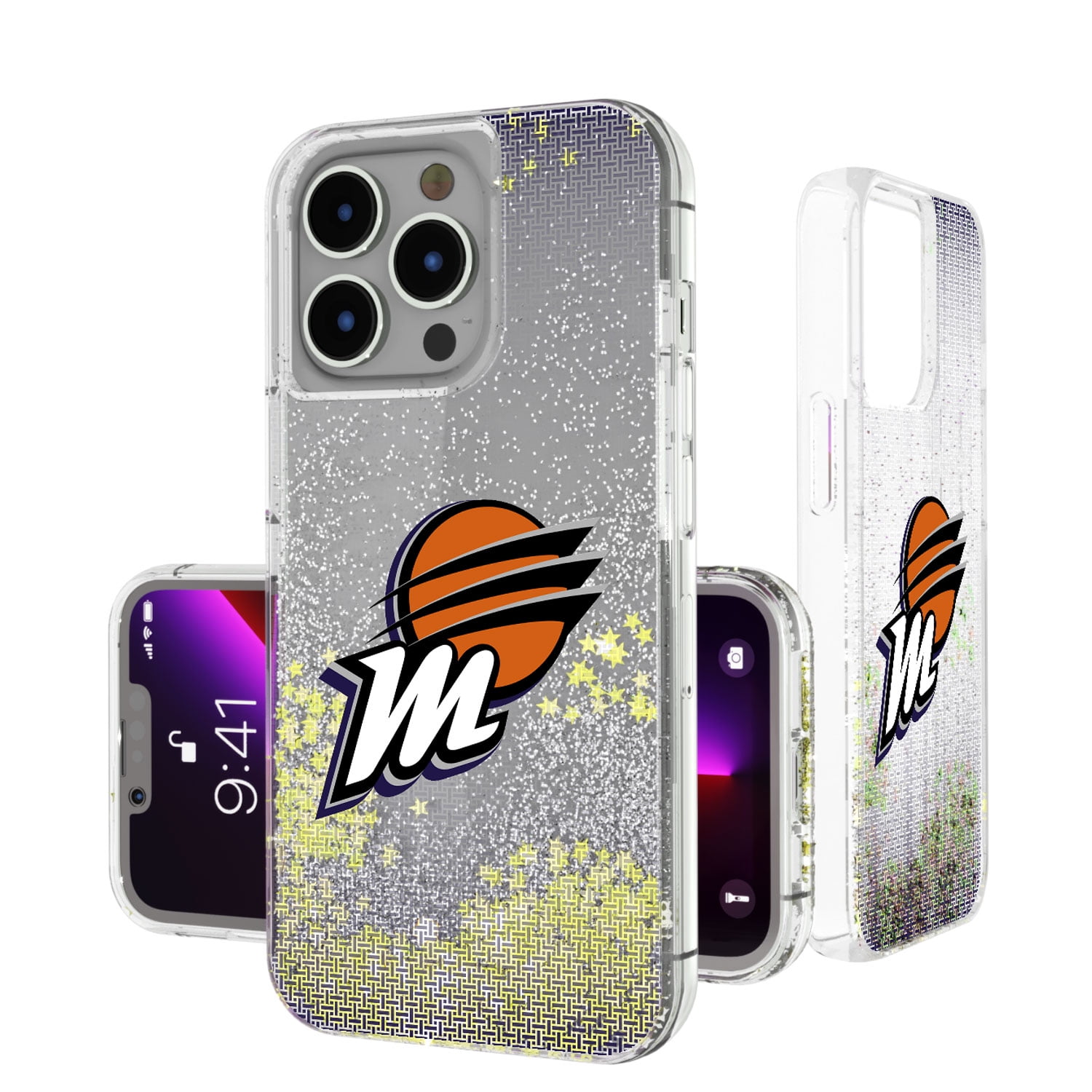 Phoenix Mercury Linen Logo iPhone Glitter Case - Walmart.com