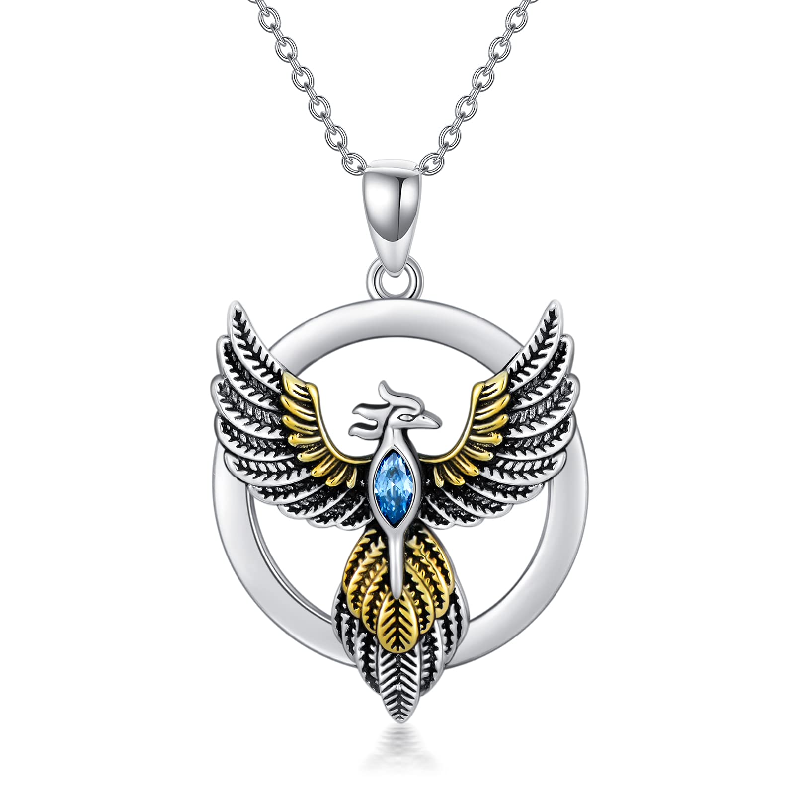 Phoenix Necklace Sterling Silver Nirvana of Phoenix Necklace Rising ...