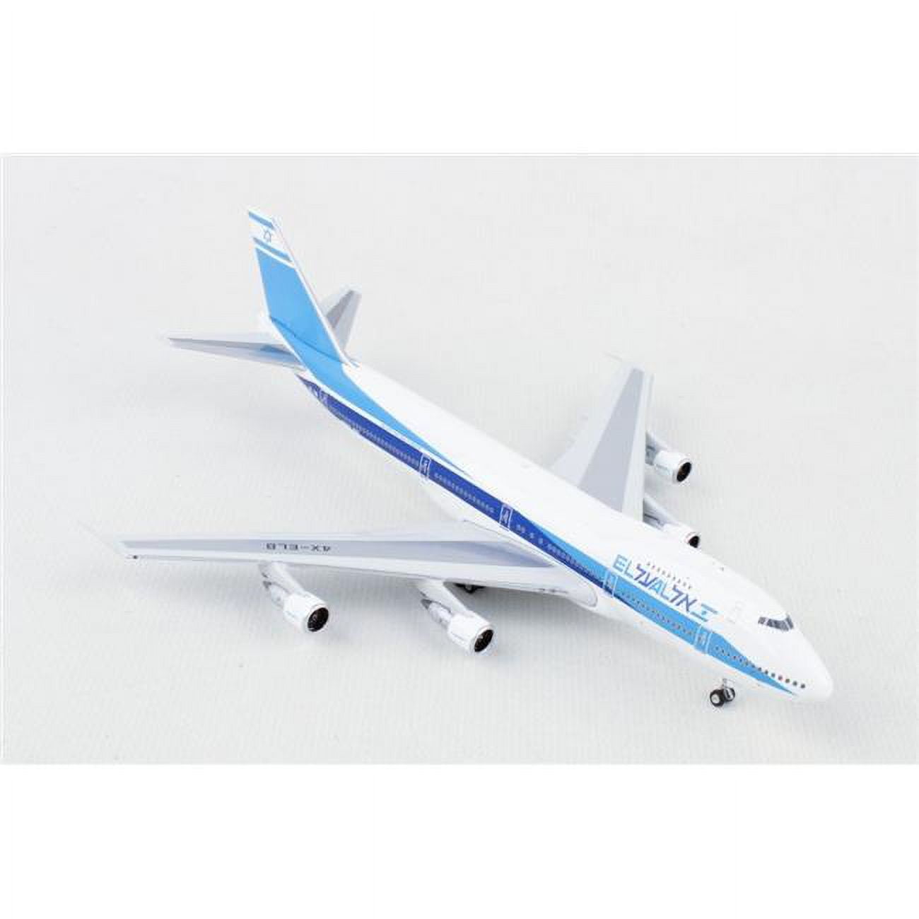 Phoenix PH2405 1-400 Scale El Al 747-200 Reg No.4X-AXB Model Airplane ...