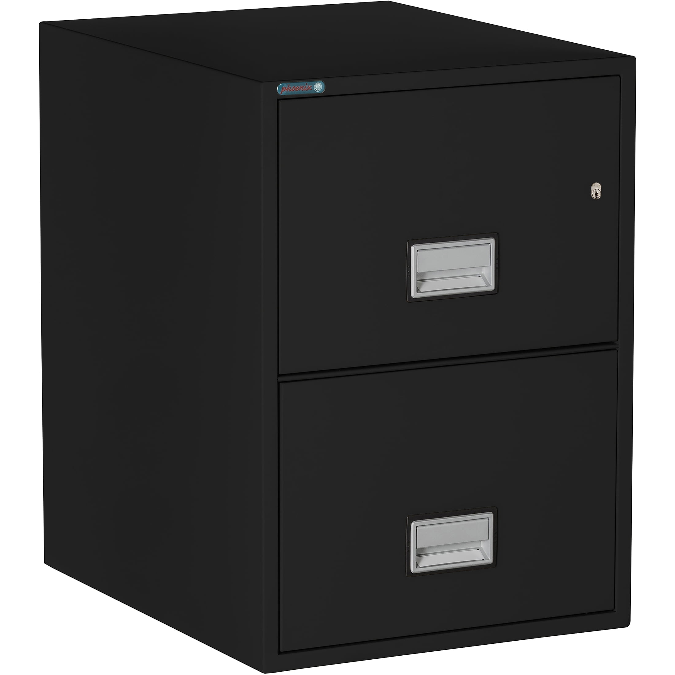 Phoenix Safe Vertical 25 inch 2-Drawer Legal Fireproof File Cabinet ...
