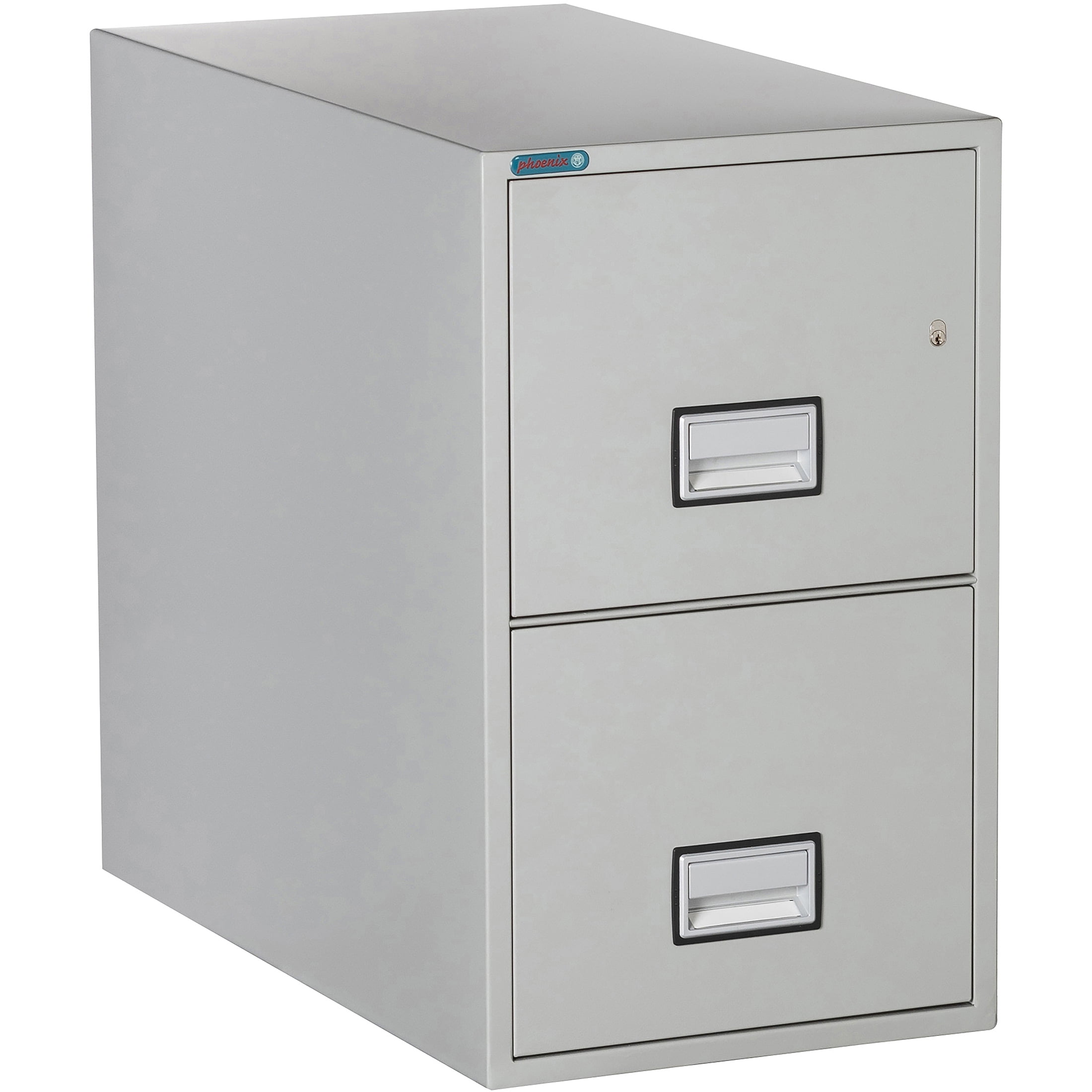 Phoenix Safe Vertical 31 inch 2-Drawer Letter Fireproof File Cabinet ...