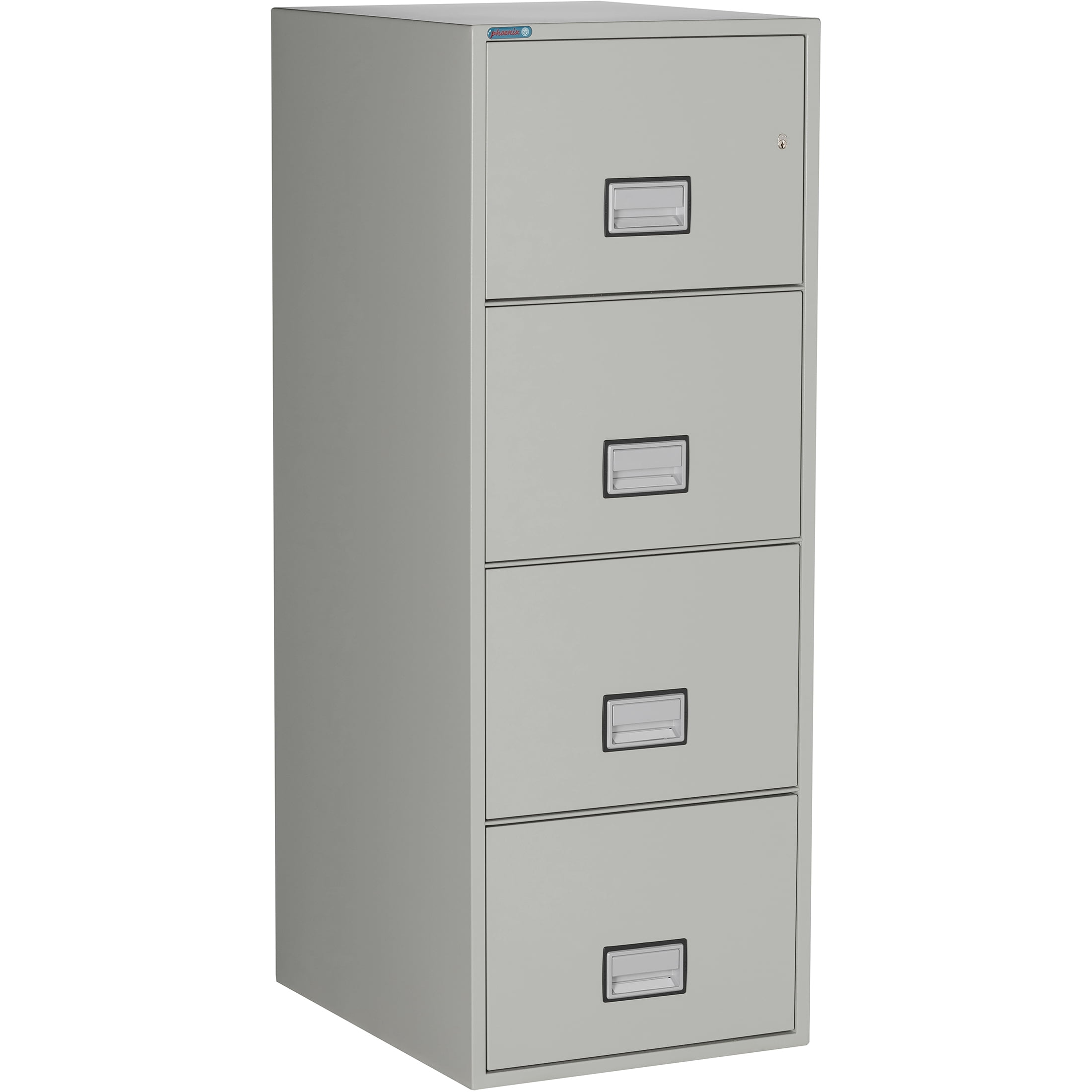 Phoenix Safe Vertical 25 inch 4-Drawer Legal Fireproof File Cabinet ...