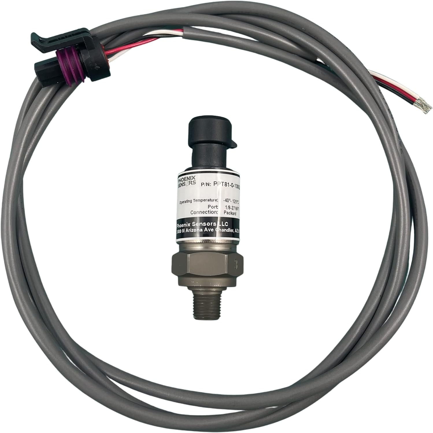 30-2130-100 (100 PSIG, 1/8"NPT) Replacement Pressure Sensor 12 Month ...