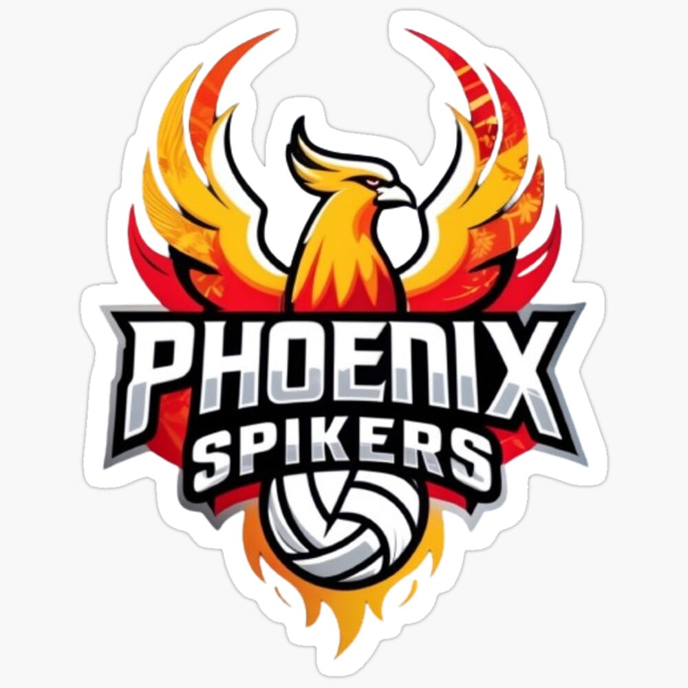 Phoenix Spikers Logo Sticker Baseball Sticker, Football Sticker ...