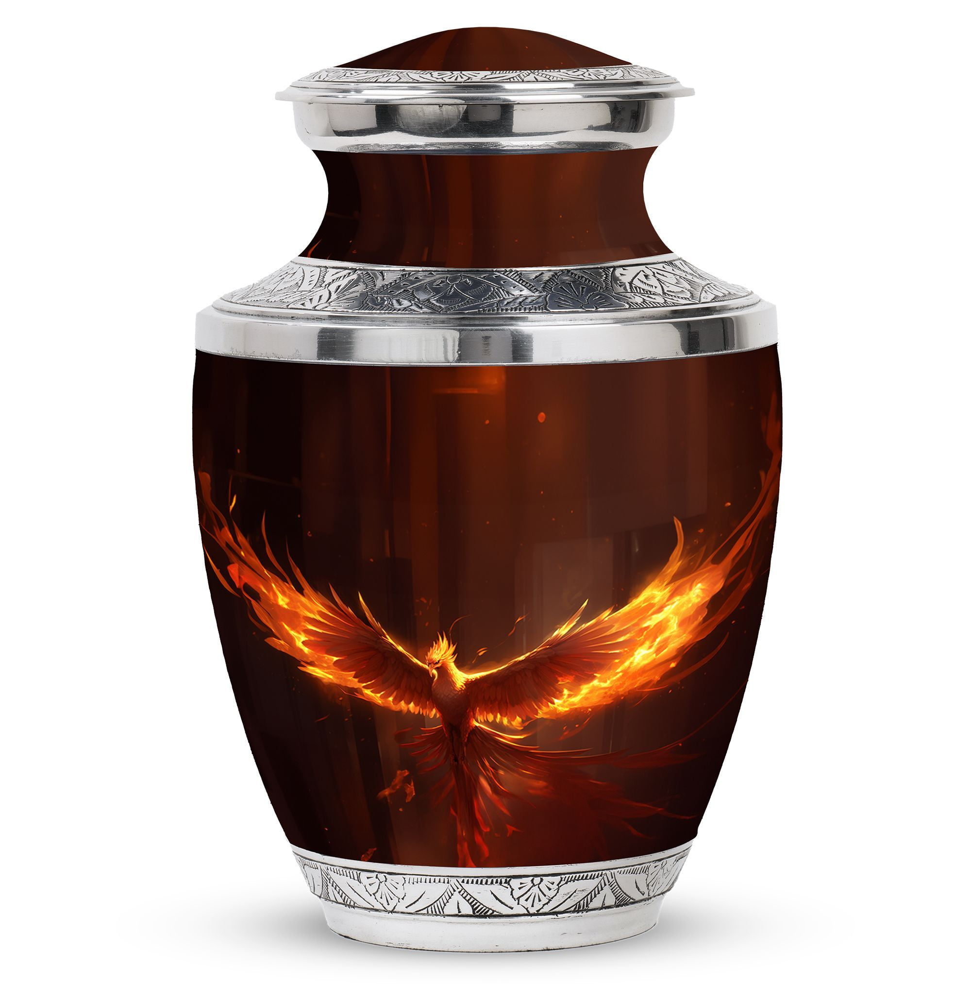 Phoenix Spreading Wings Cremation Urn, Memorial Urns For Human Ashes ...