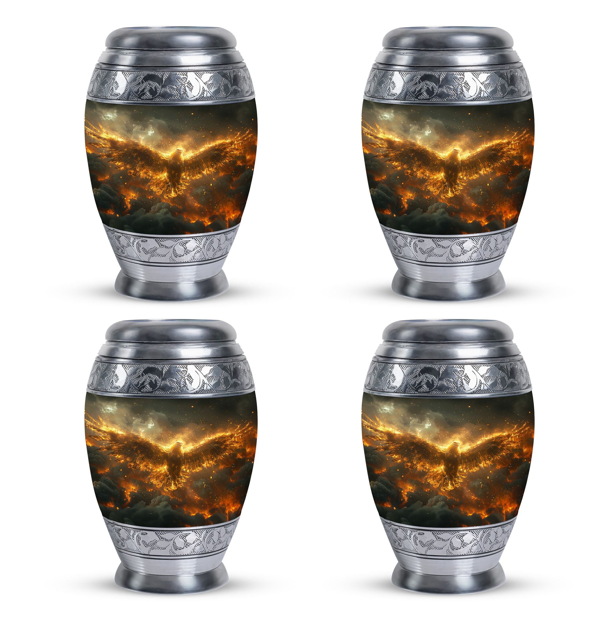 Phoenix Storm Rising Phoenix Storm Rising - Tiny Ashes Urns - Petite ...