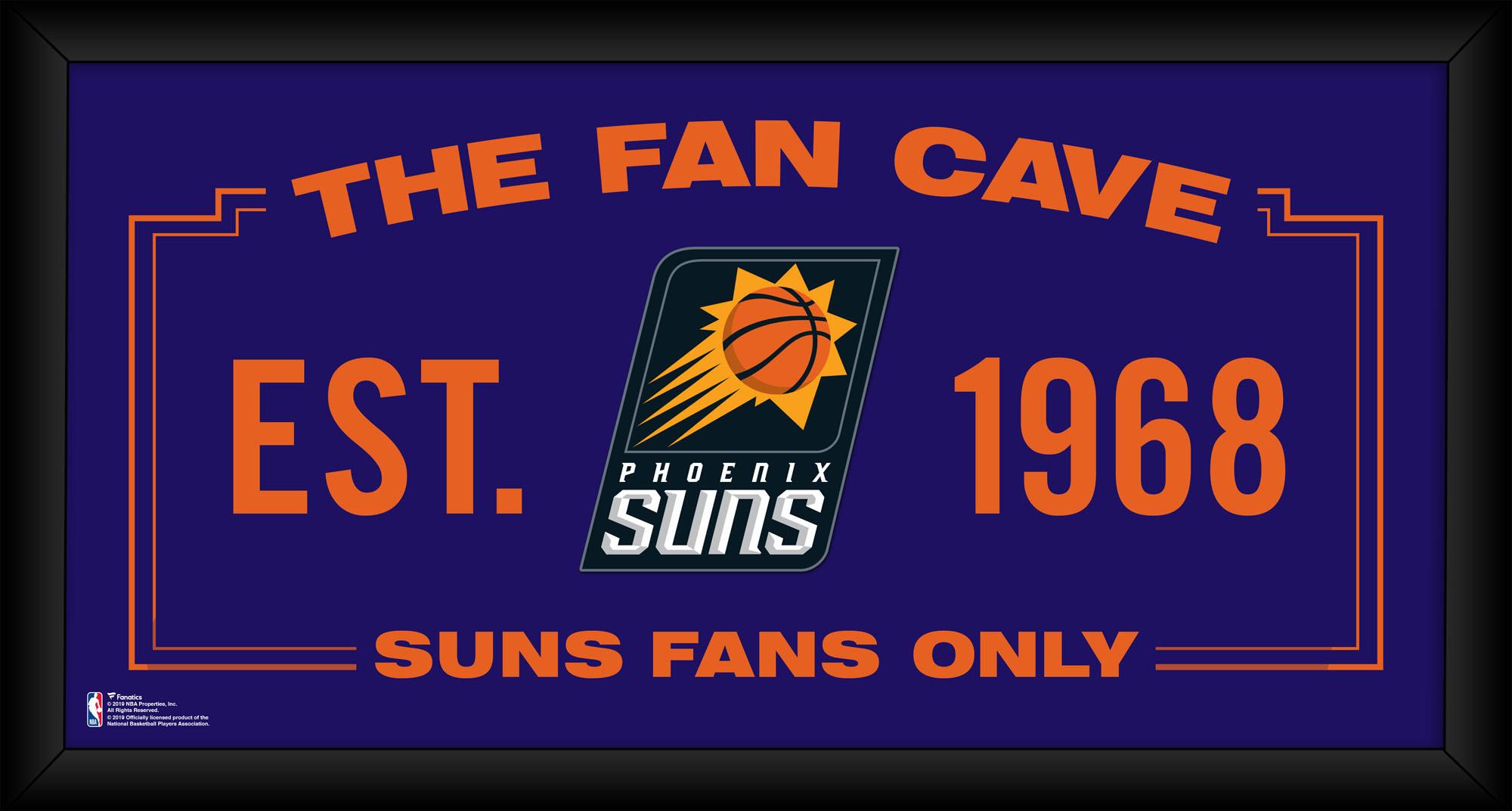 Phoenix Suns Framed 10" x 20" Fan Cave Collage - Walmart.com
