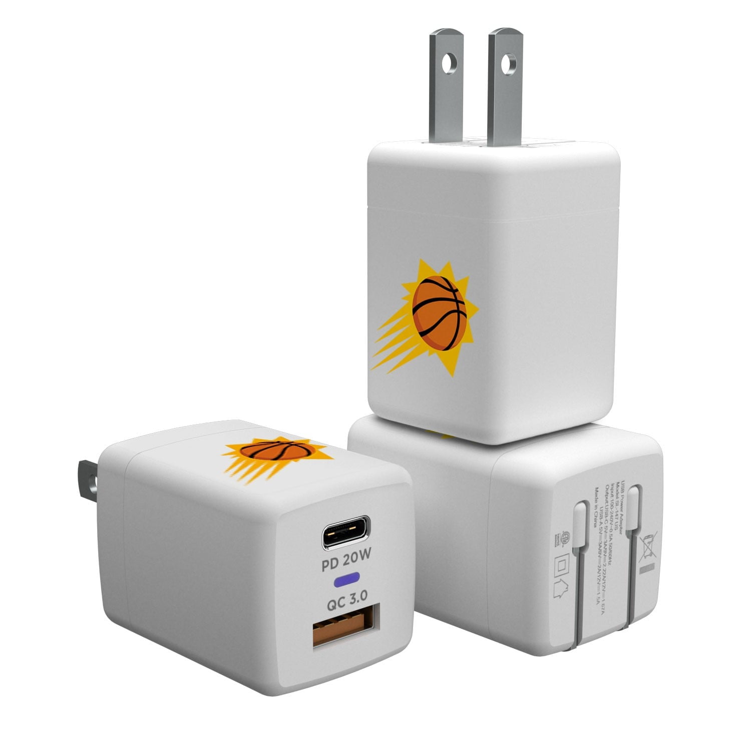 Phoenix Suns Insignia USB A/C Charger - Walmart.com