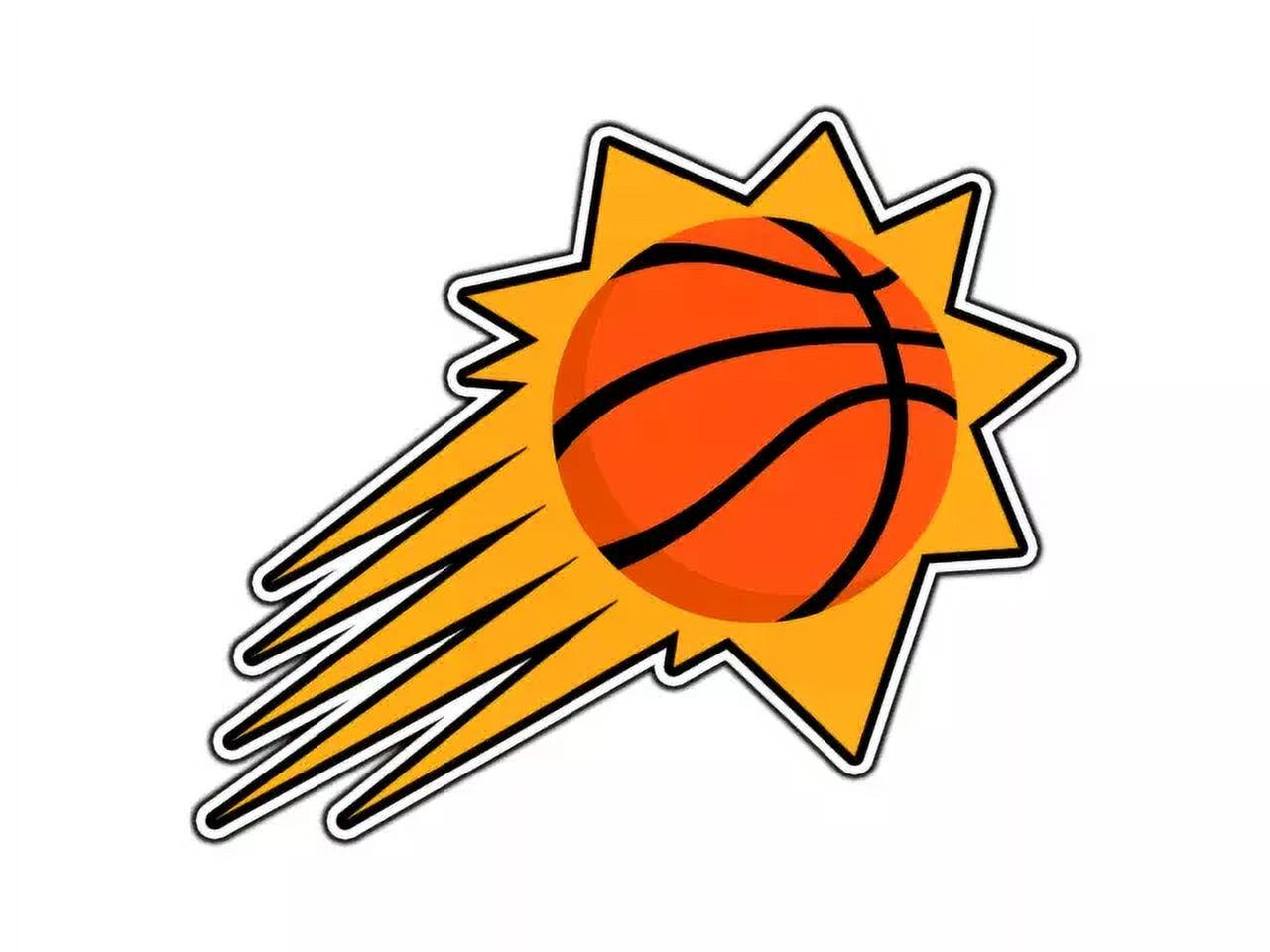 Phoenix Suns Logo Basketball Waterproof Sticker Phone Decal Water ...