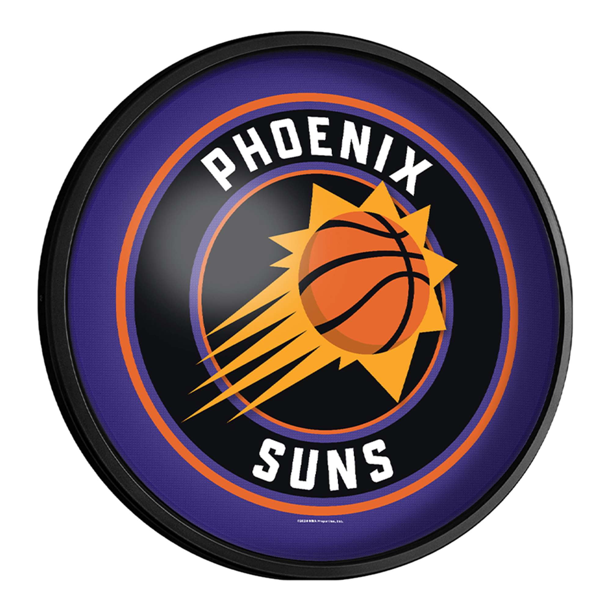 Phoenix Suns 18'' Round Slimline Illuminated Wall Sign - Walmart.com