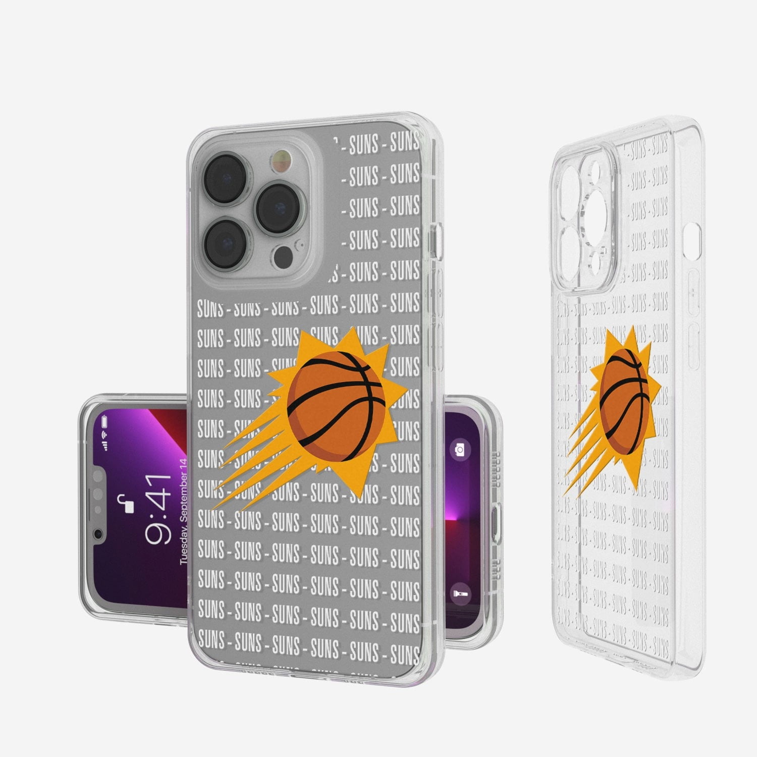 Phoenix Suns iPhone Clear Text Backdrop Design Case - Walmart.com