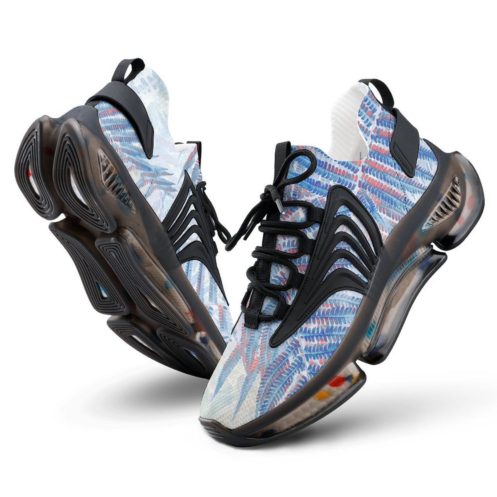 Phoenix Tail Leaves Plant Walking Shoes for Men Woman Lightweight ...