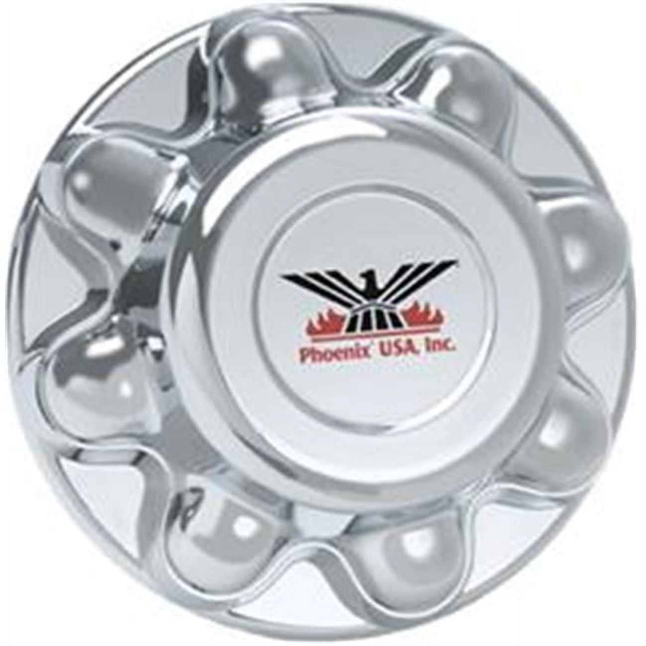 Phoenix USA 6 in. Trailer Hub Cover - Chrome ABS Quick Trim - Walmart.com