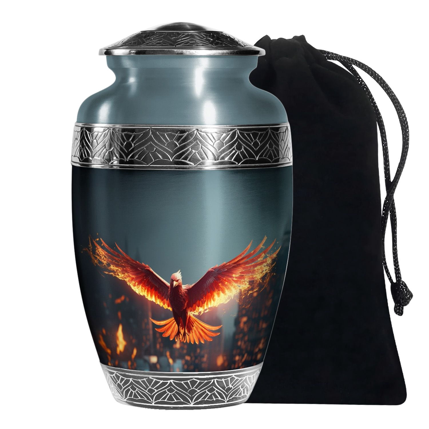 Phoenix Urns For Human Ashes Adult Father & Mother Large Memorial Urn ...